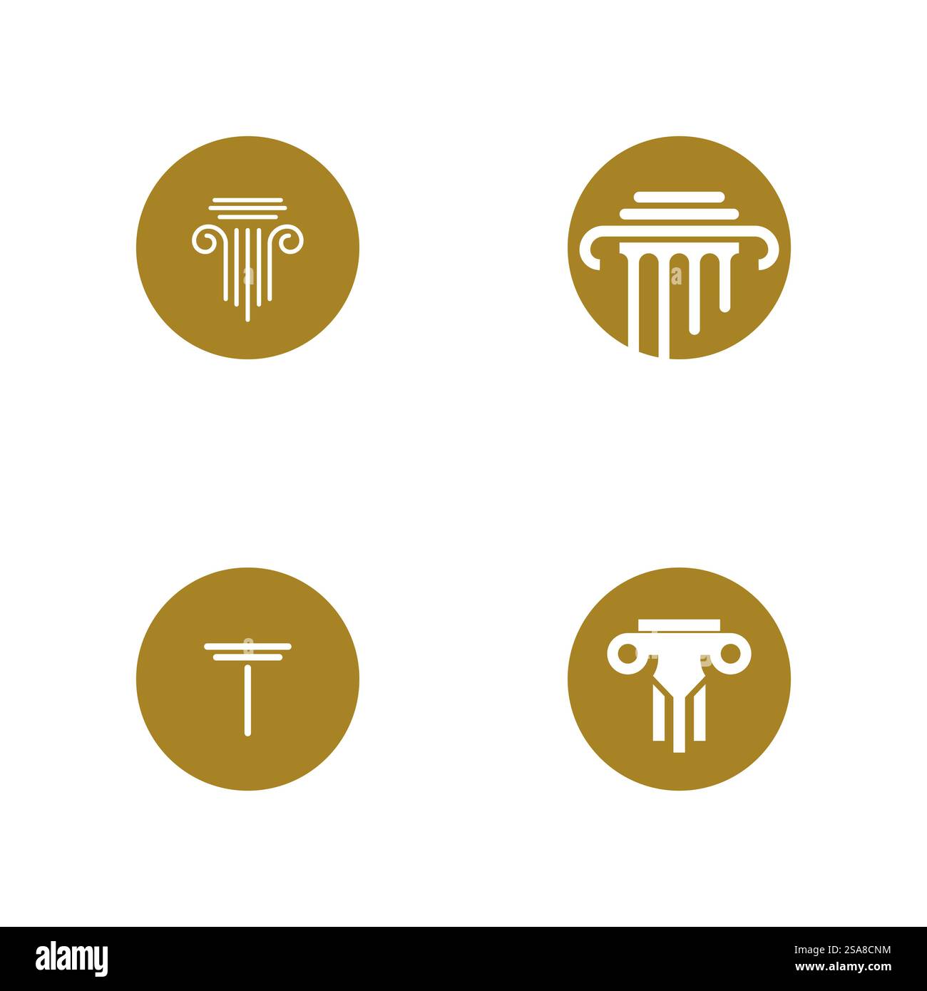 Column logo vector template symbol element design Stock Vector Image ...