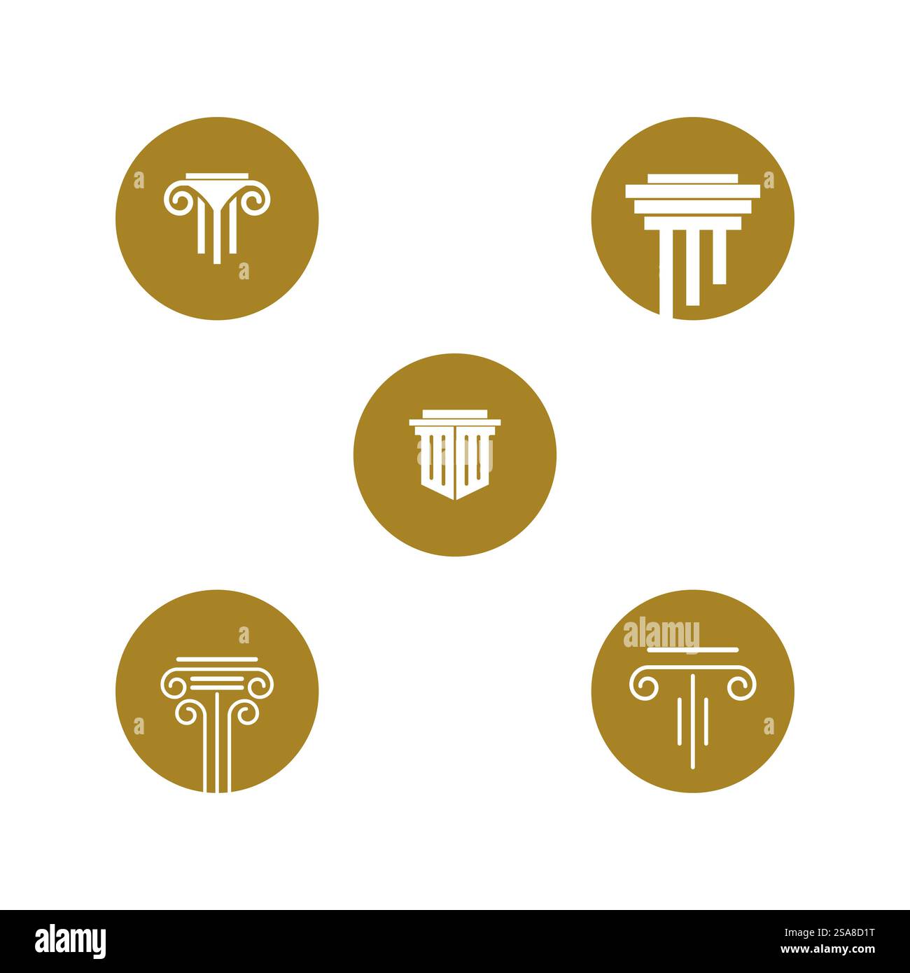 Column logo vector template symbol element design Stock Vector Image ...