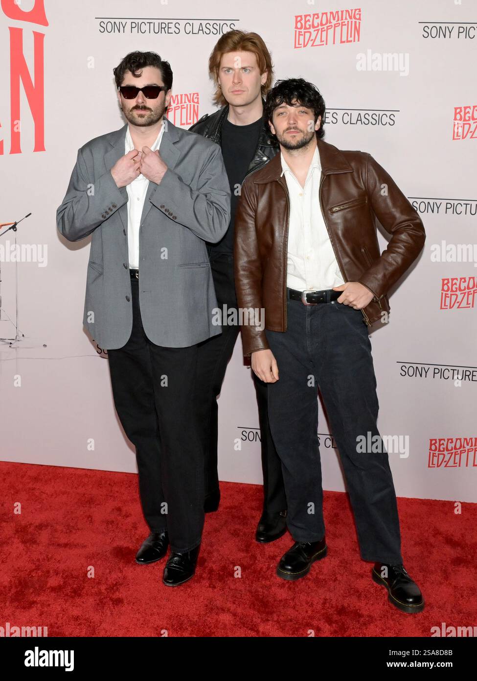 January 27, 2025, Hollywood, California, USA: (L-R) Chris Alderton ...