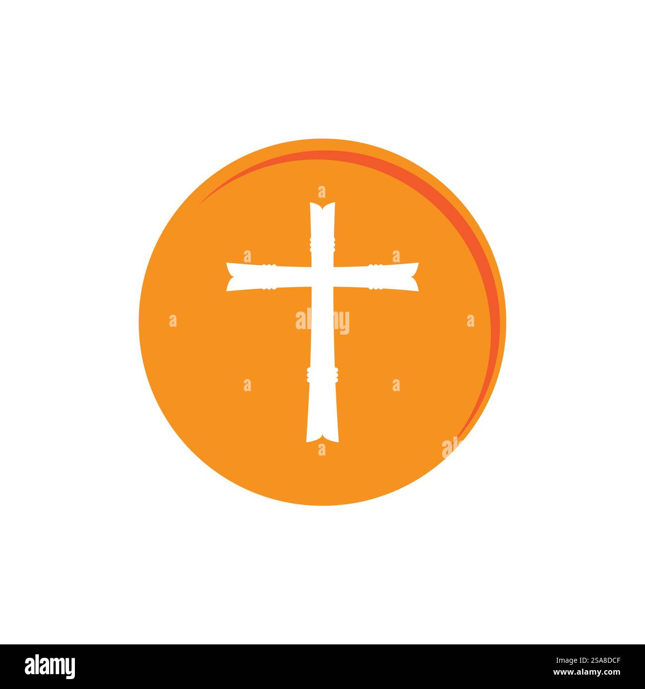 Religion vector logo church hi-res stock photography and images - Alamy