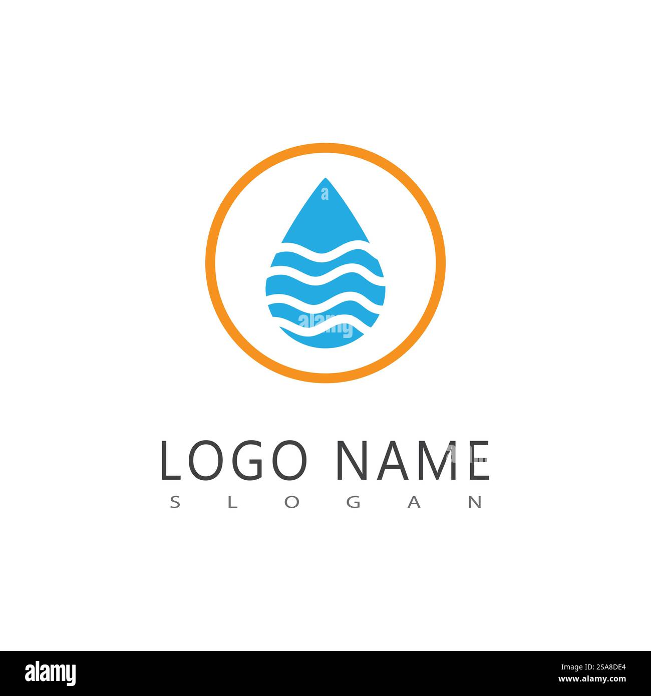 Wave logo vector template symbol design Stock Vector Image & Art - Alamy