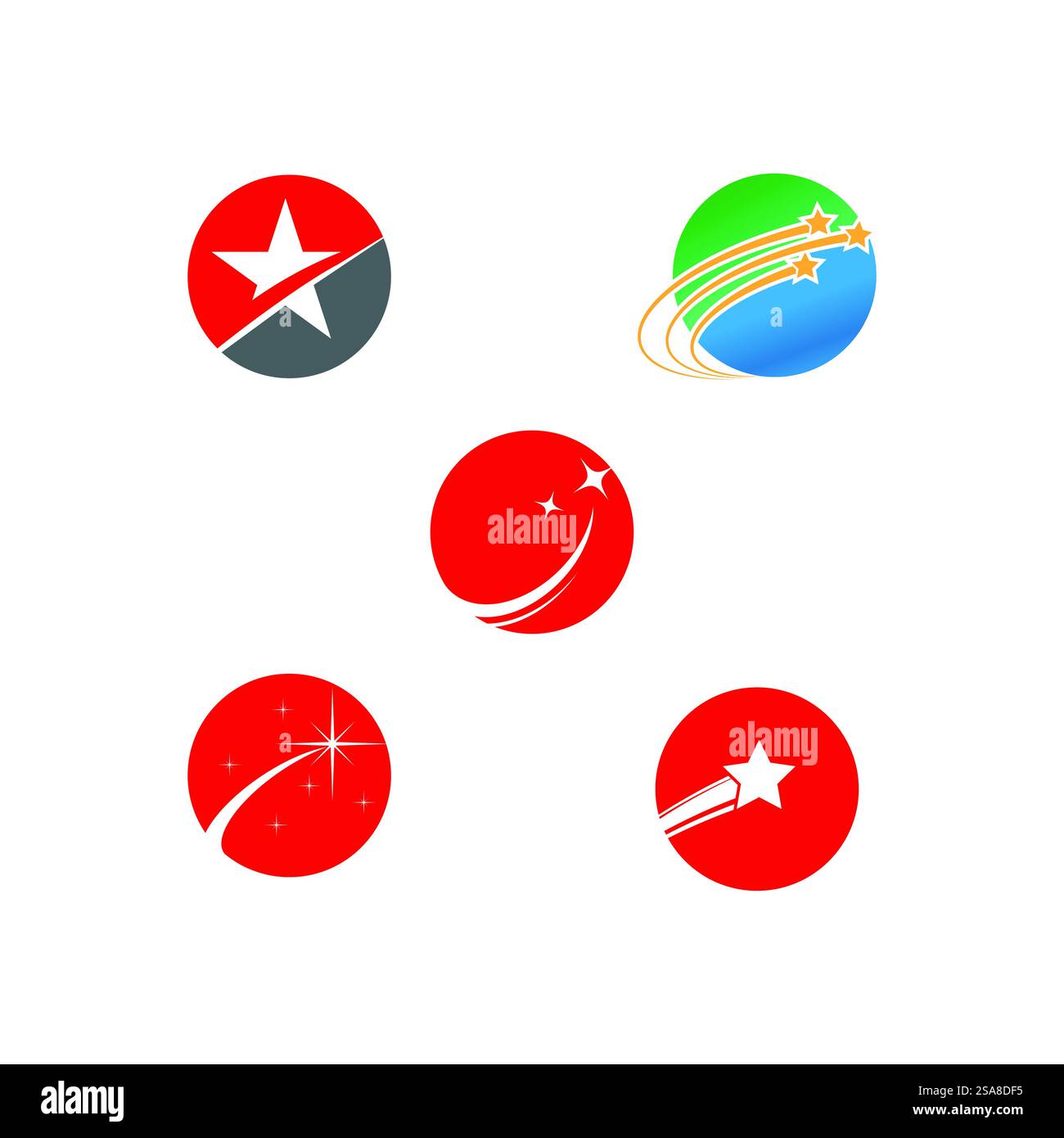 Star logo vector template element symbol design Stock Vector Image ...