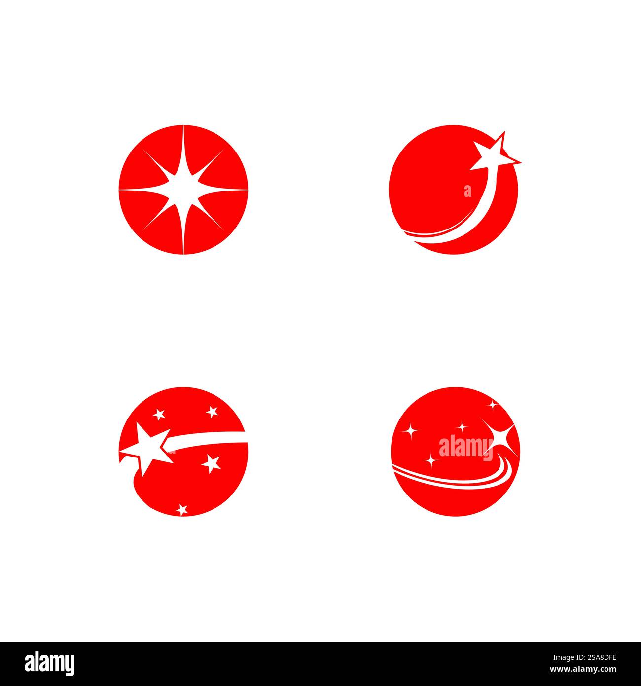 Star logo vector hi-res stock photography and images - Alamy