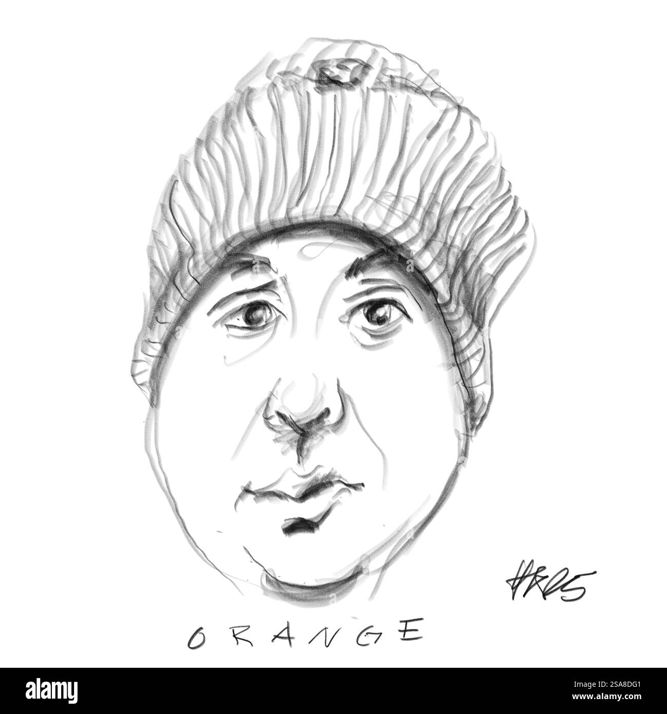 Orange short Black and White Stock Photos & Images - Alamy