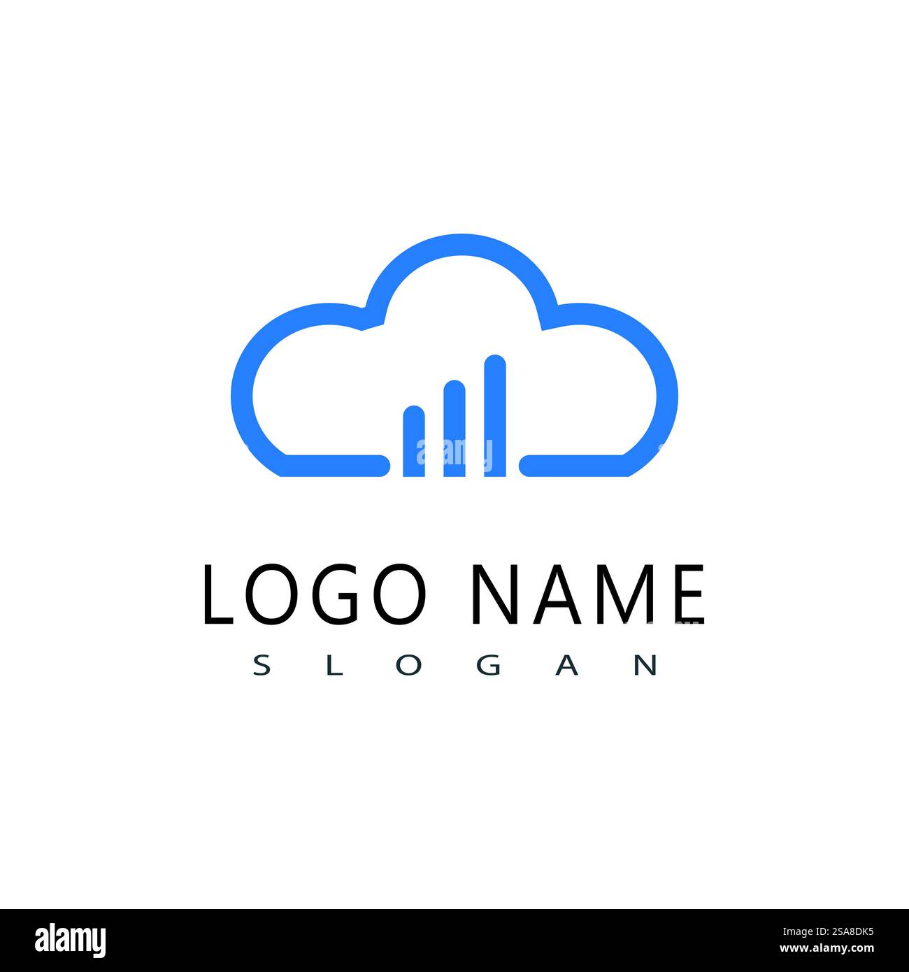 Cloud logo vector template symbol deesign Stock Vector Image & Art - Alamy