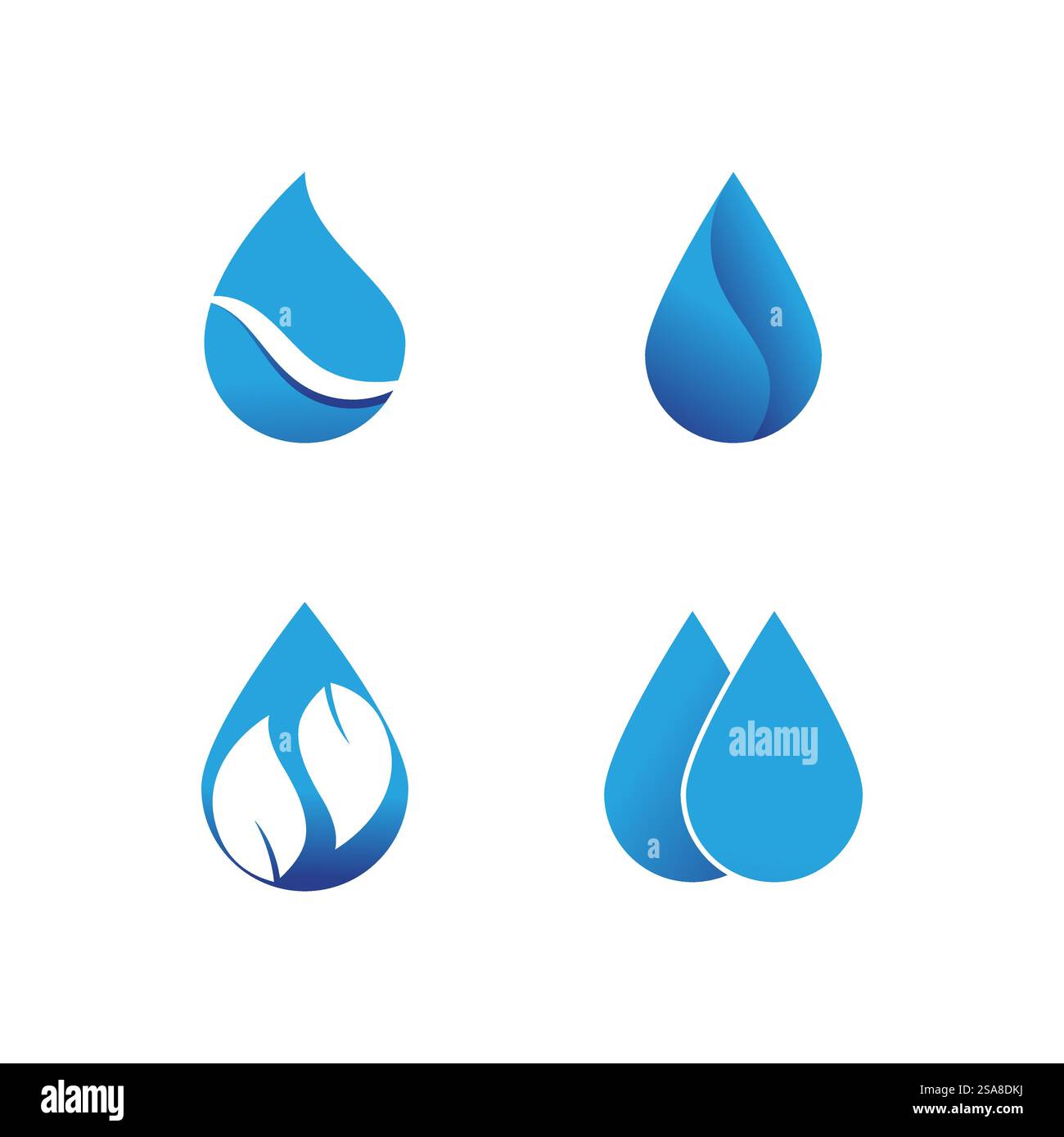 Water drop Logo Template vector illustration design Stock Vector Image ...