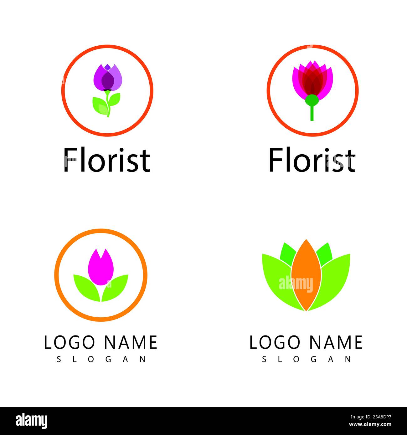 Botanical icon Cut Out Stock Images & Pictures - Alamy