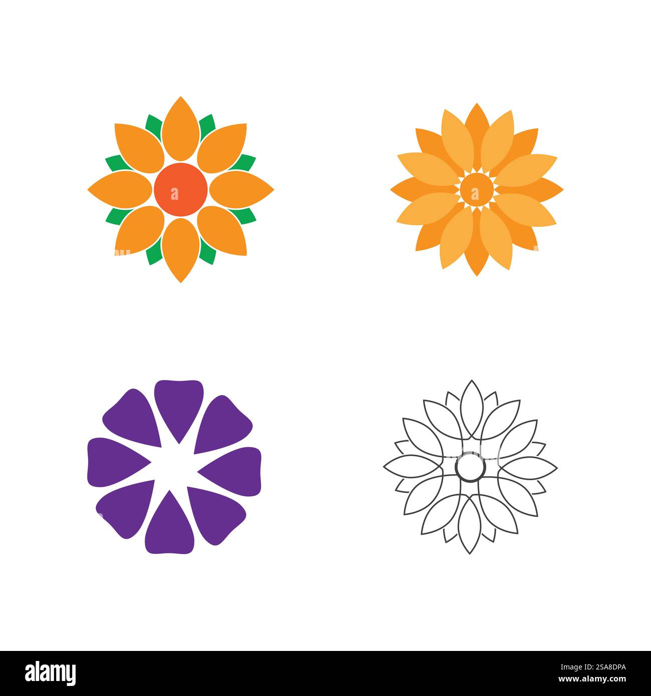 Botanical icon Cut Out Stock Images & Pictures - Alamy