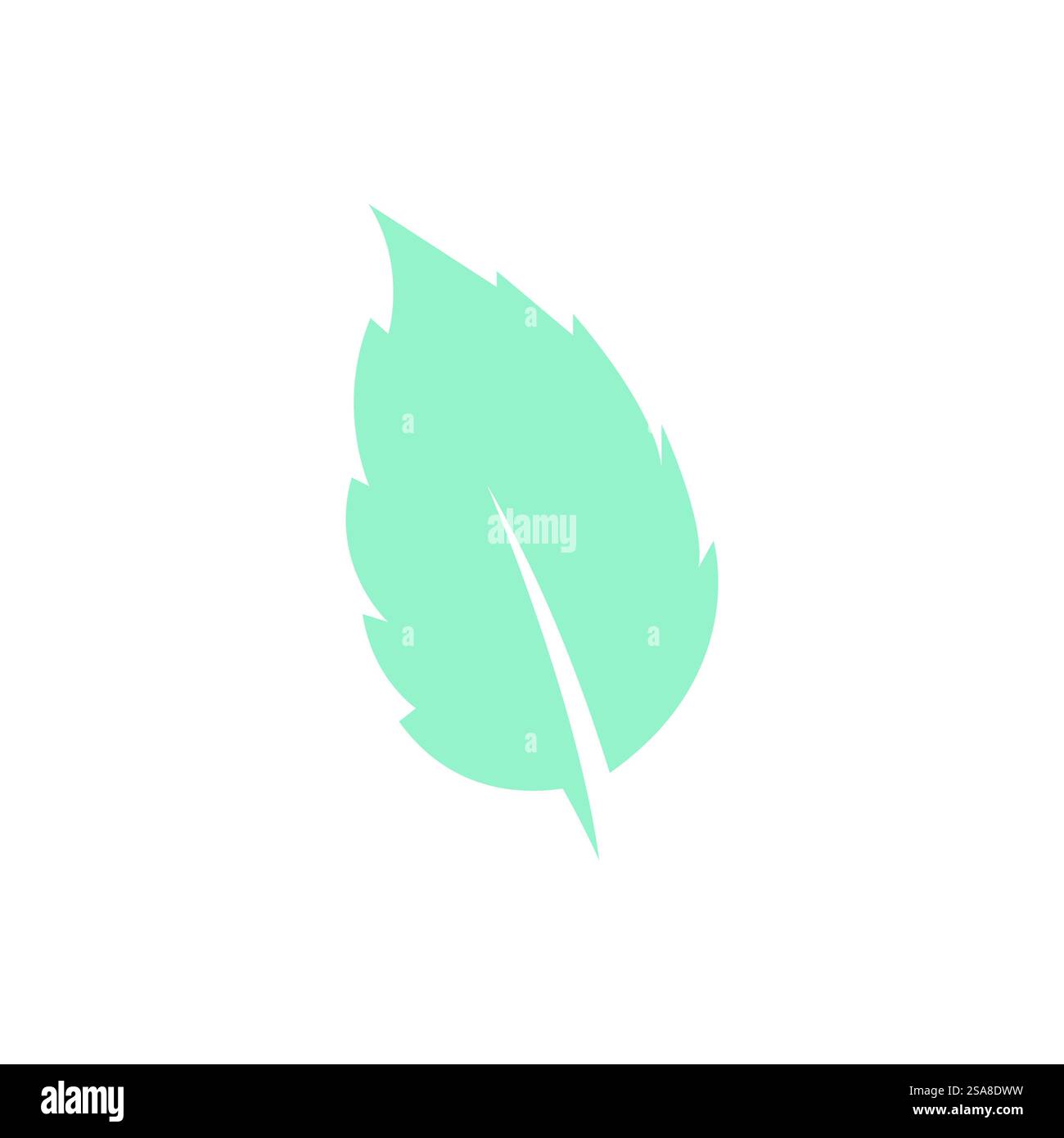 Mint leaf logo vector template symbol design Stock Vector Image & Art ...
