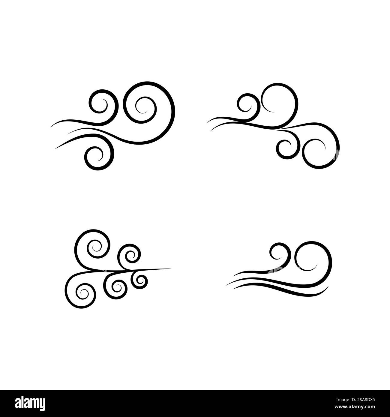 Wind logo vector symbol design Stock Vector Image & Art - Alamy