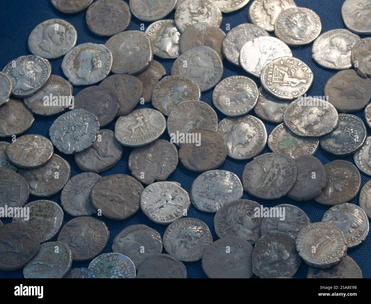 Hoard of roman coins hi-res stock photography and images - Alamy