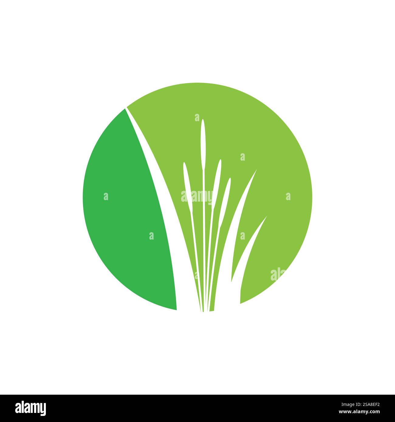 Grass logo vector template element and symbol Stock Vector Image & Art ...
