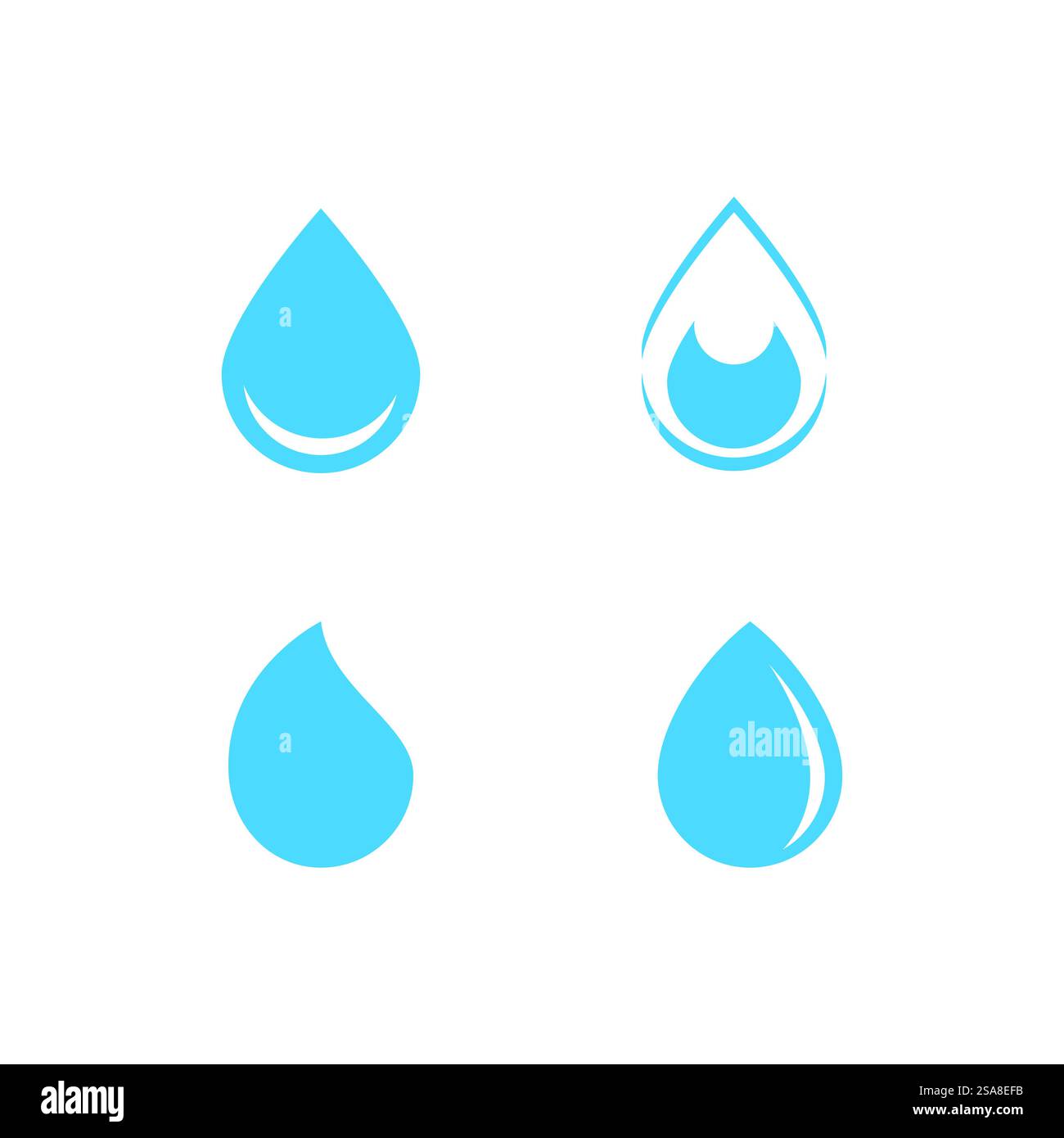 Set no water drop Stock Vector Images - Alamy