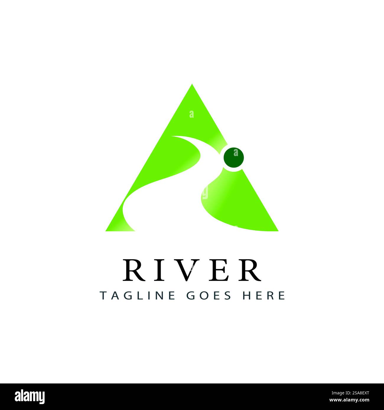 River landscape design Cut Out Stock Images & Pictures - Alamy