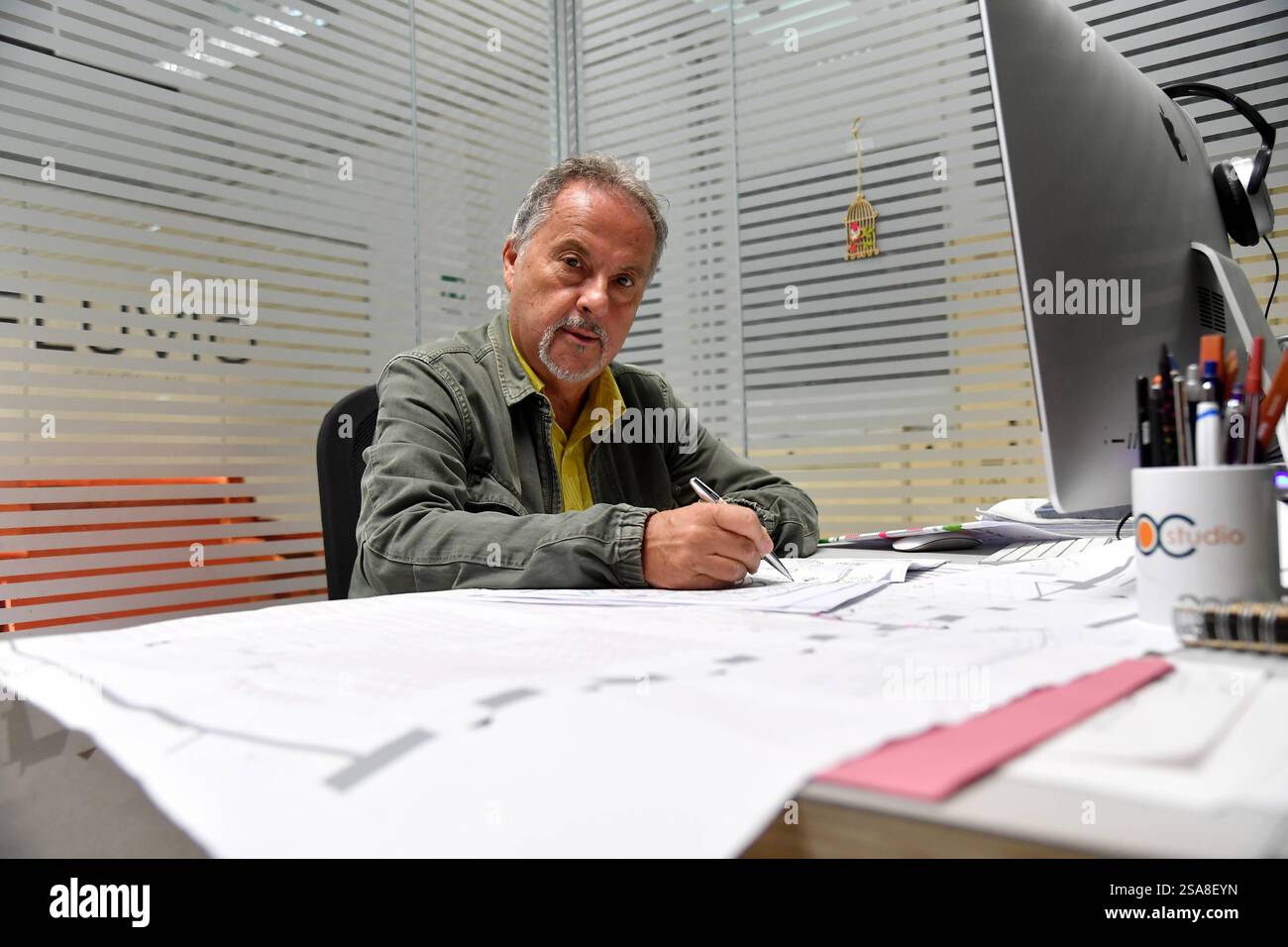 Rome, Italy. 29th Jan, 2025. Rome: Riccardo Bocchini set designer. In ...