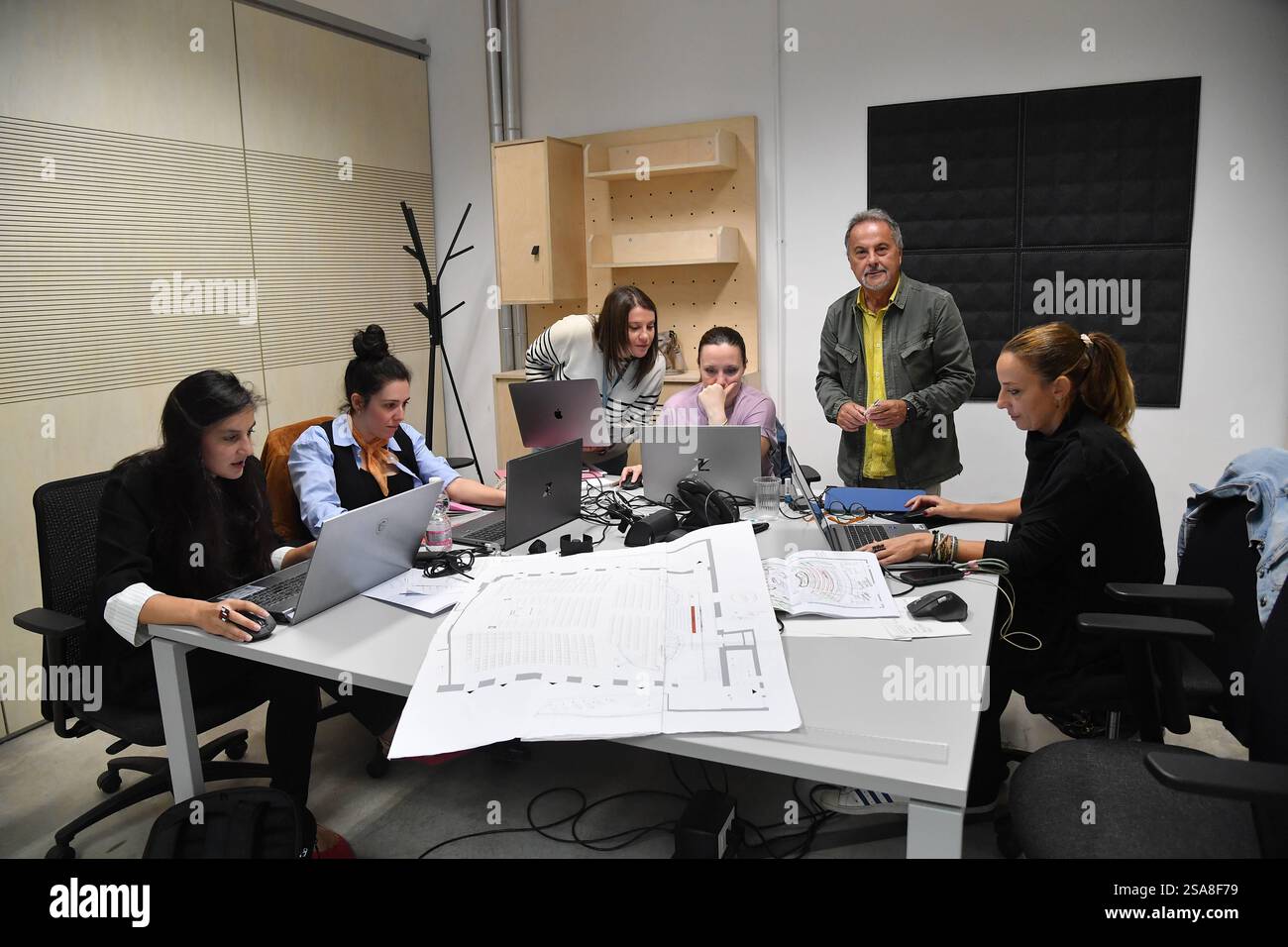 Rome, Italy. 29th Jan, 2025. Rome: Riccardo Bocchini set designer. In ...
