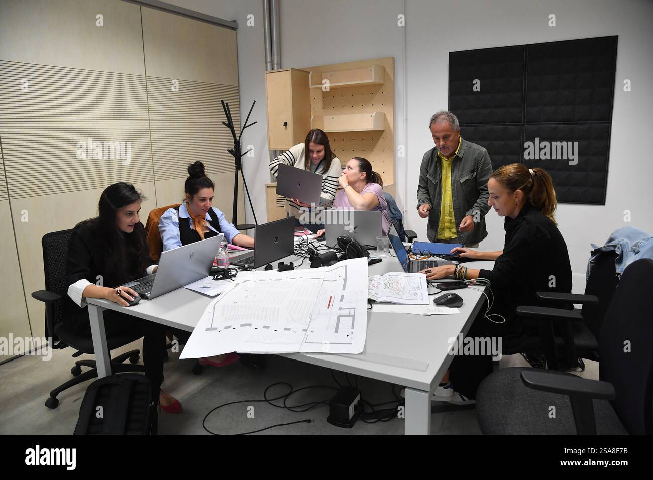 Rome, Italy. 29th Jan, 2025. Rome: Riccardo Bocchini set designer. In ...