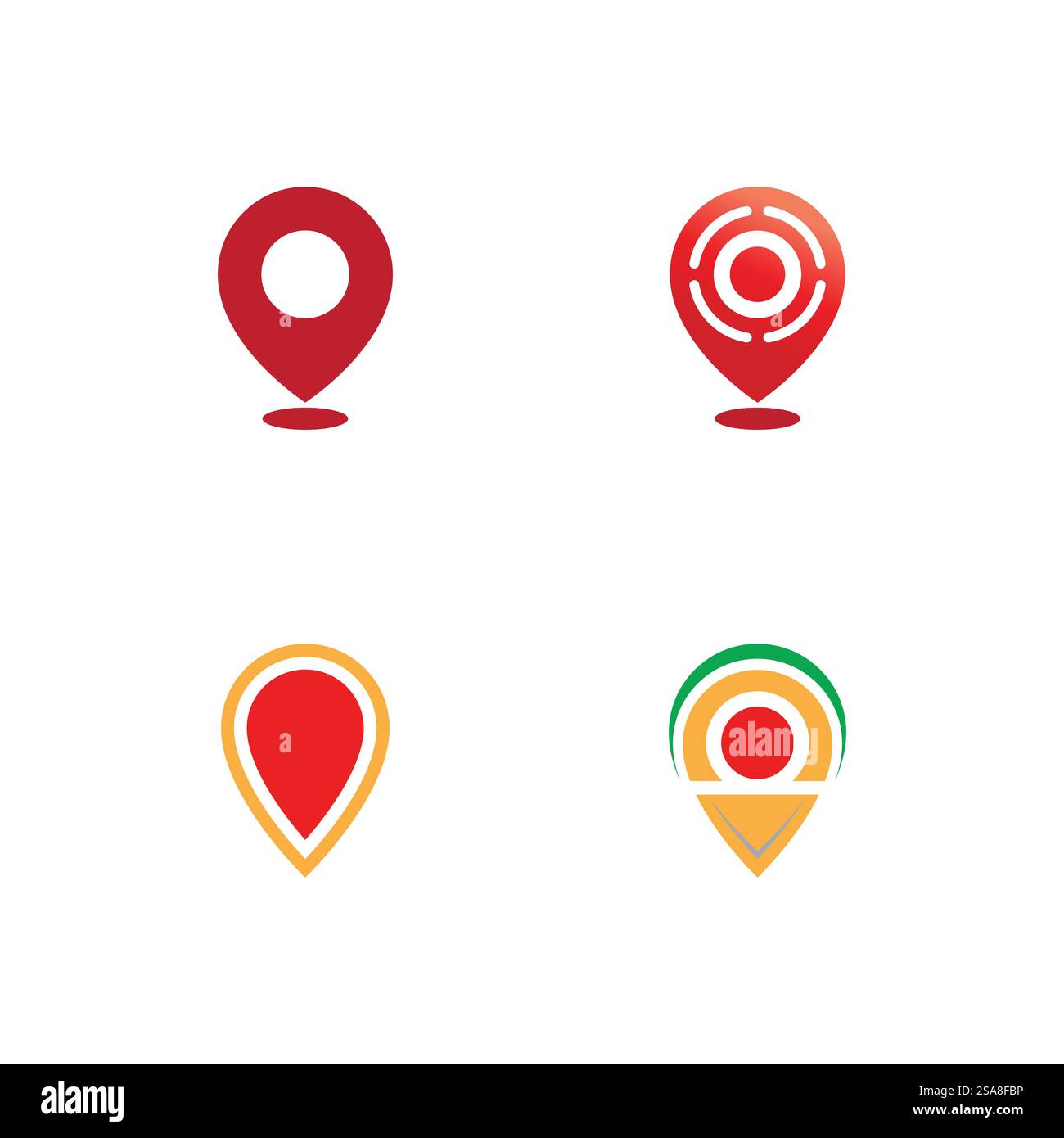 Location point Logo vector template Stock Vector Image & Art - Alamy