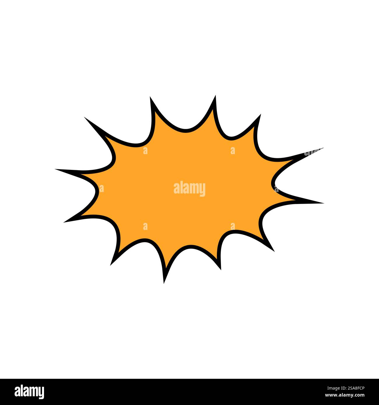 Comic explosion speech bubble vector shapes Stock Vector Image & Art ...