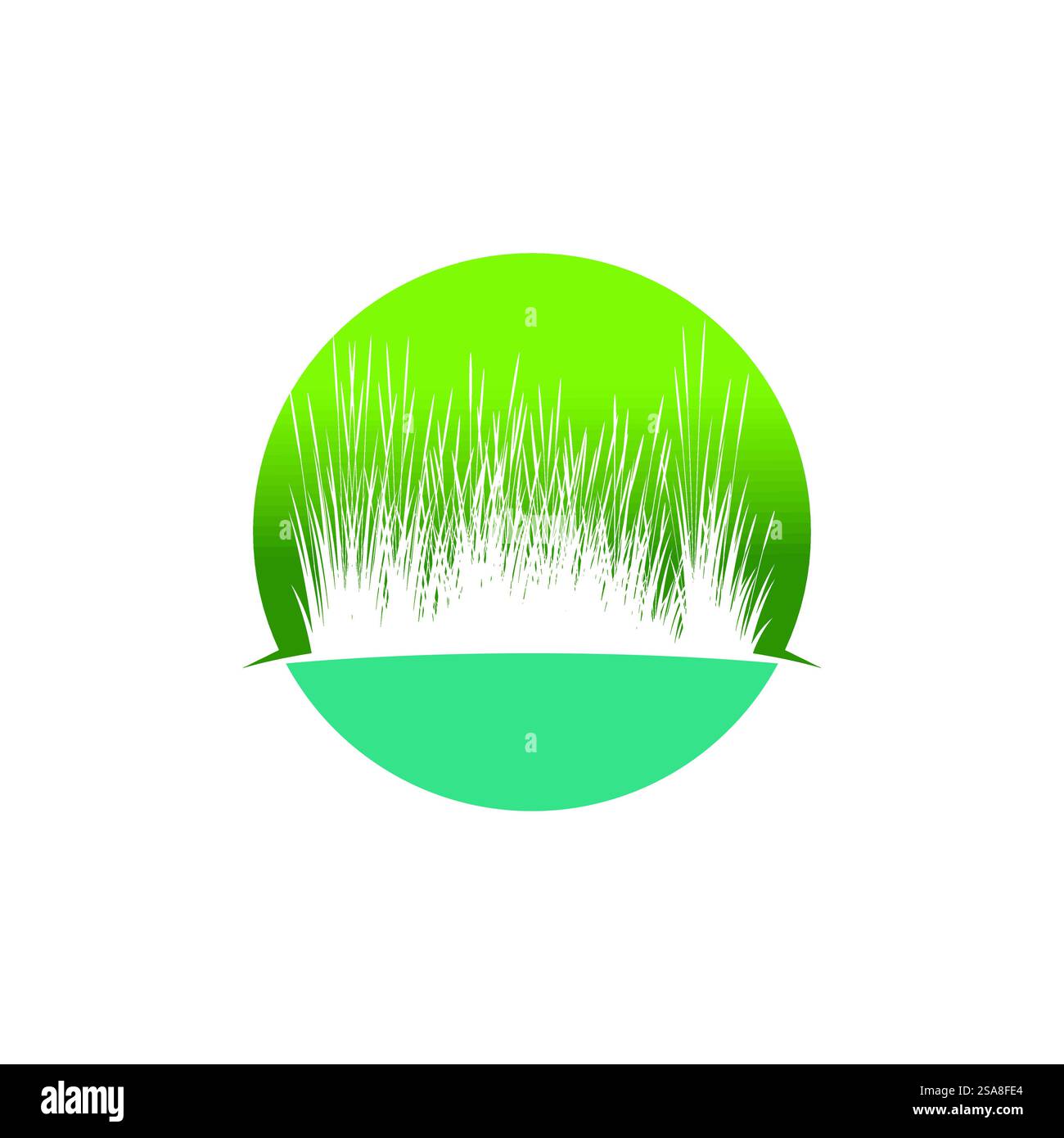 Grass logo vector template element and symbol Stock Vector Image & Art ...