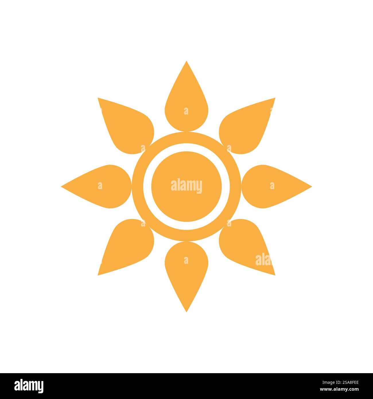 Sun logo vector template symbol design Stock Vector Image & Art - Alamy