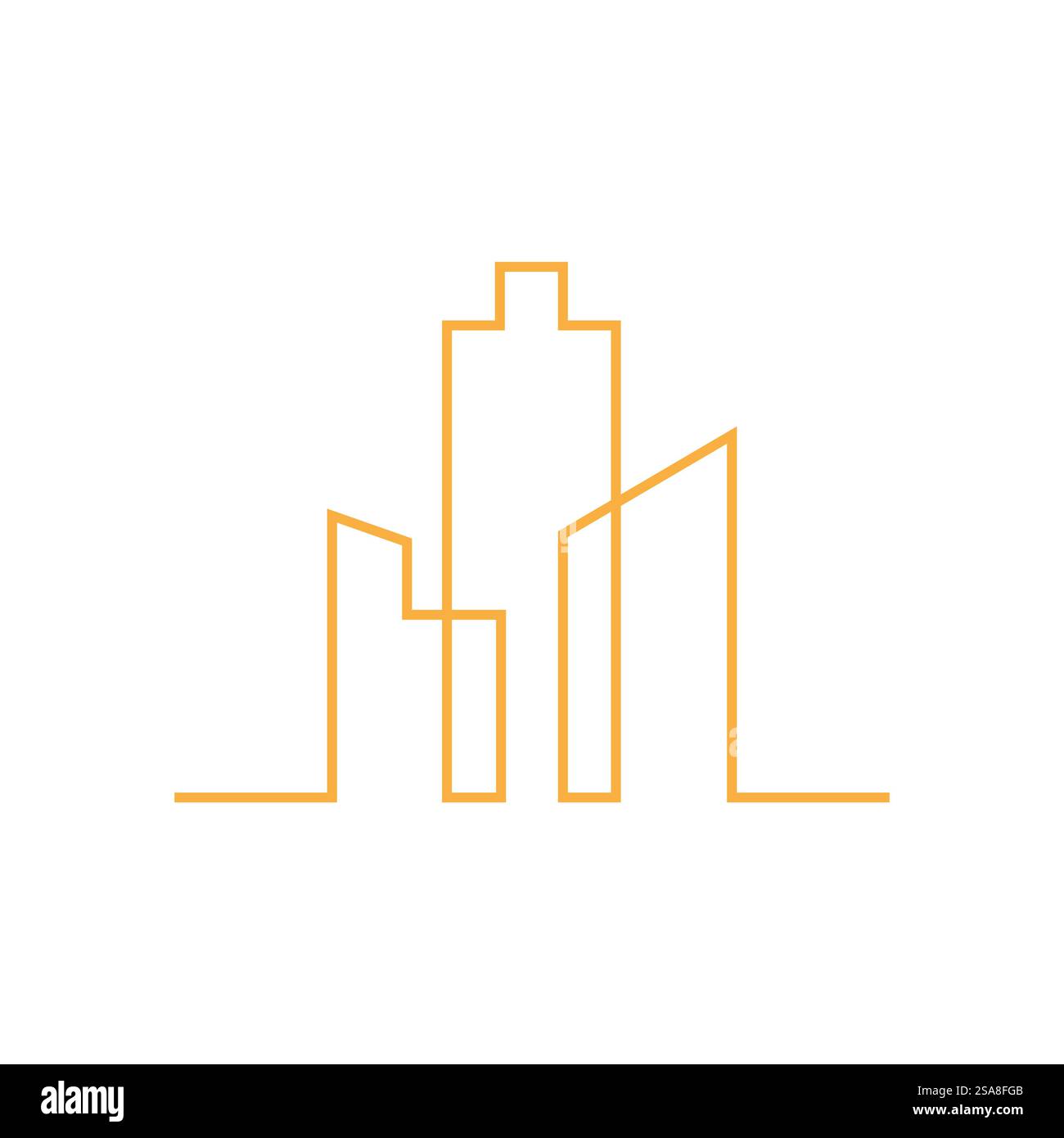 Modern residential design Stock Vector Images - Alamy