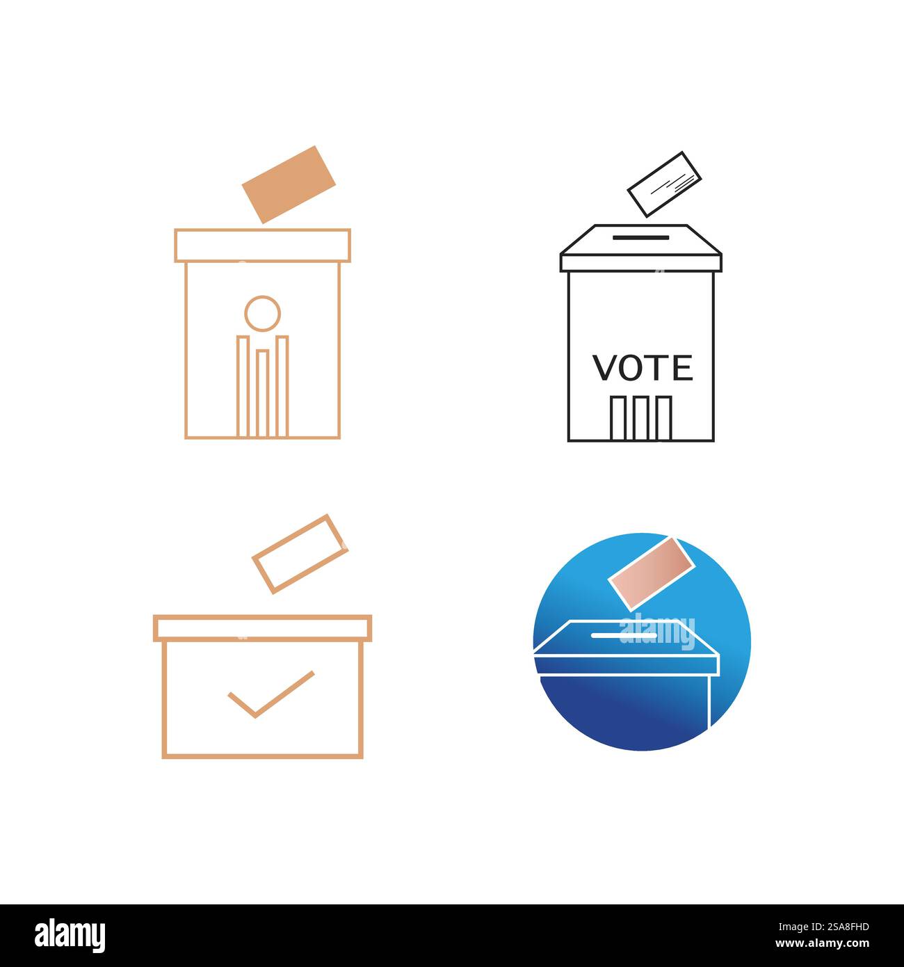 Voter voting vote election ballot Cut Out Stock Images & Pictures - Alamy
