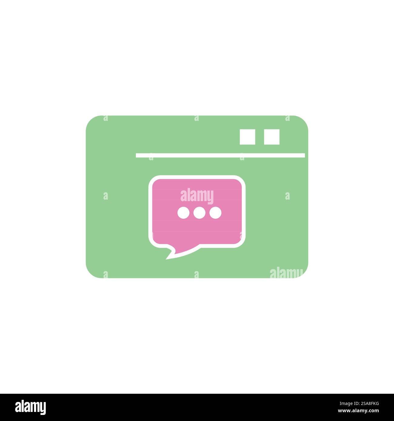 Chat talk pixel perfect logo vector symbol Stock Vector Image & Art - Alamy