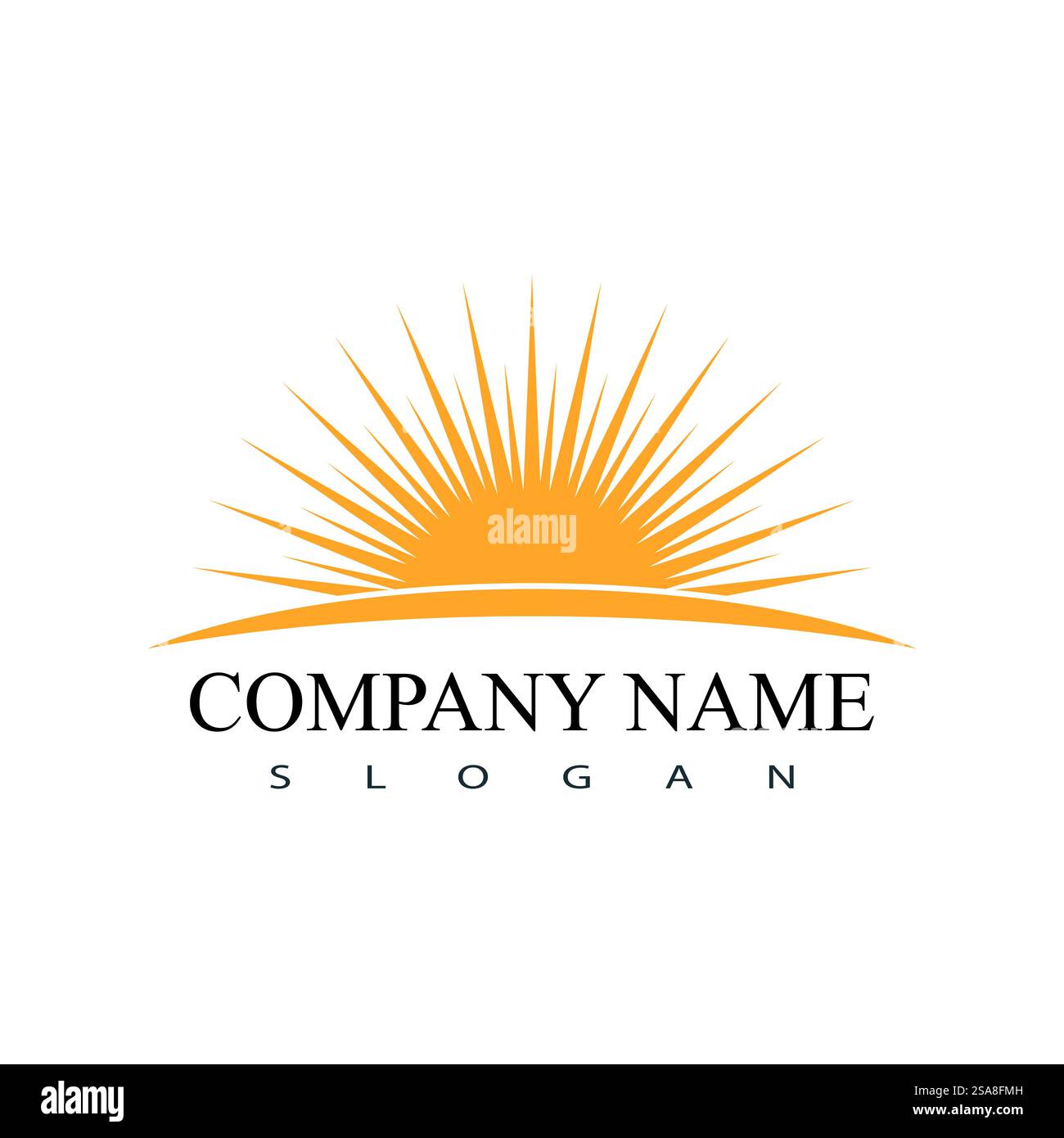 Sun logo vector template symbol design Stock Vector Image & Art - Alamy