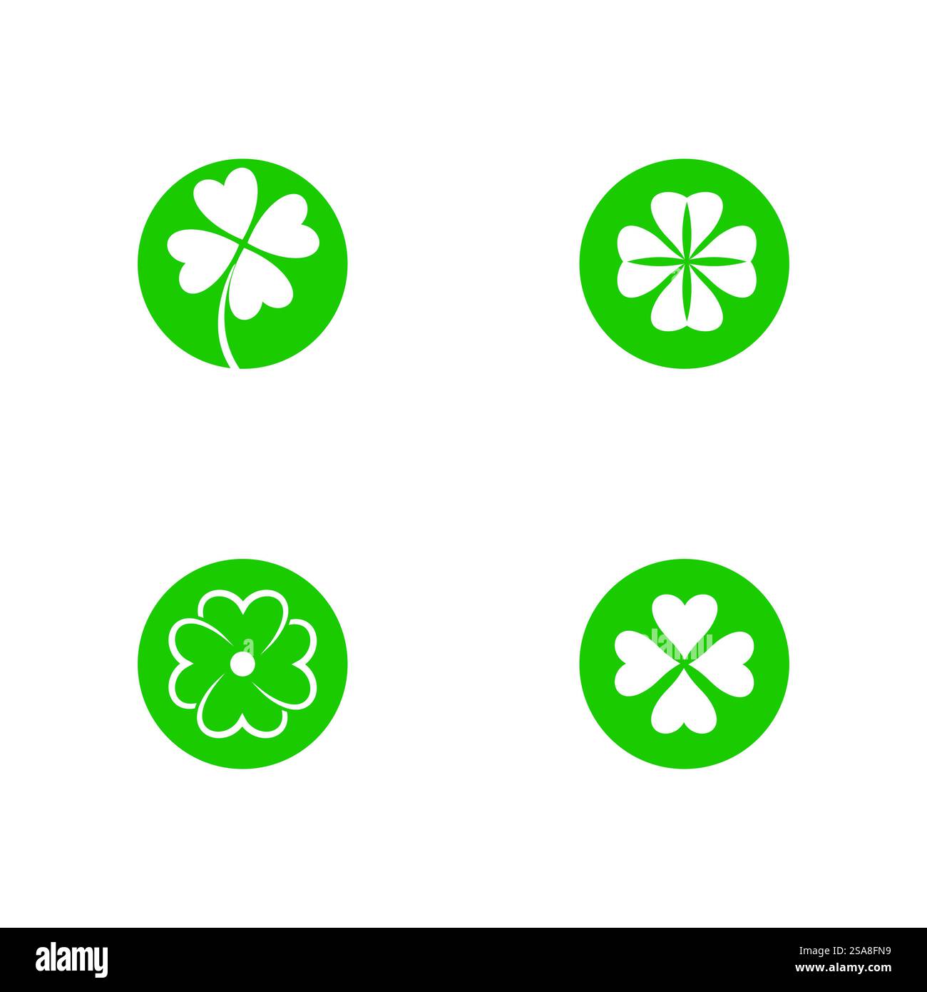 Clover logo vector template nature and symbol Stock Vector Image & Art ...