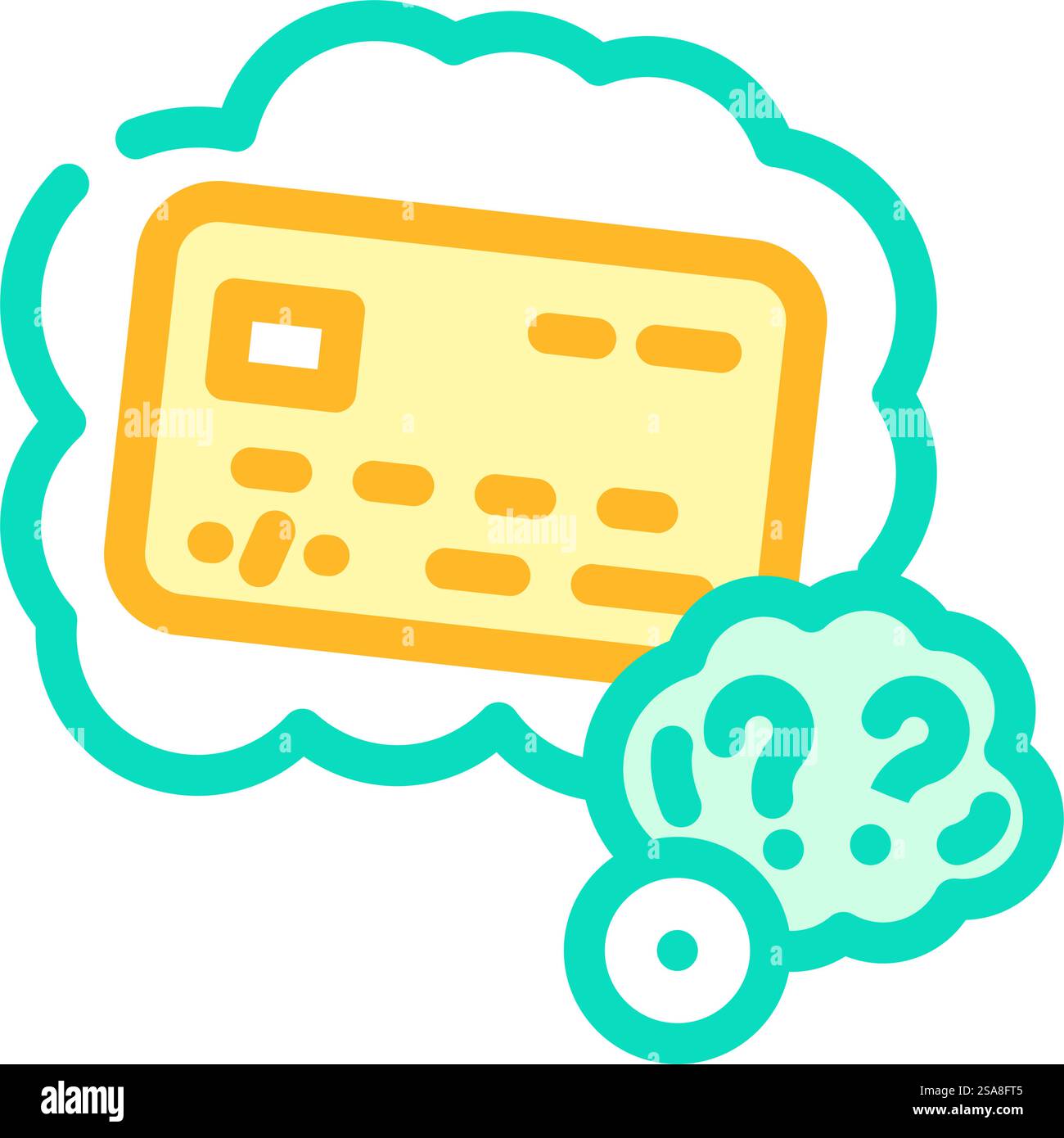 lost card bank payment color icon vector. lost card bank payment sign ...