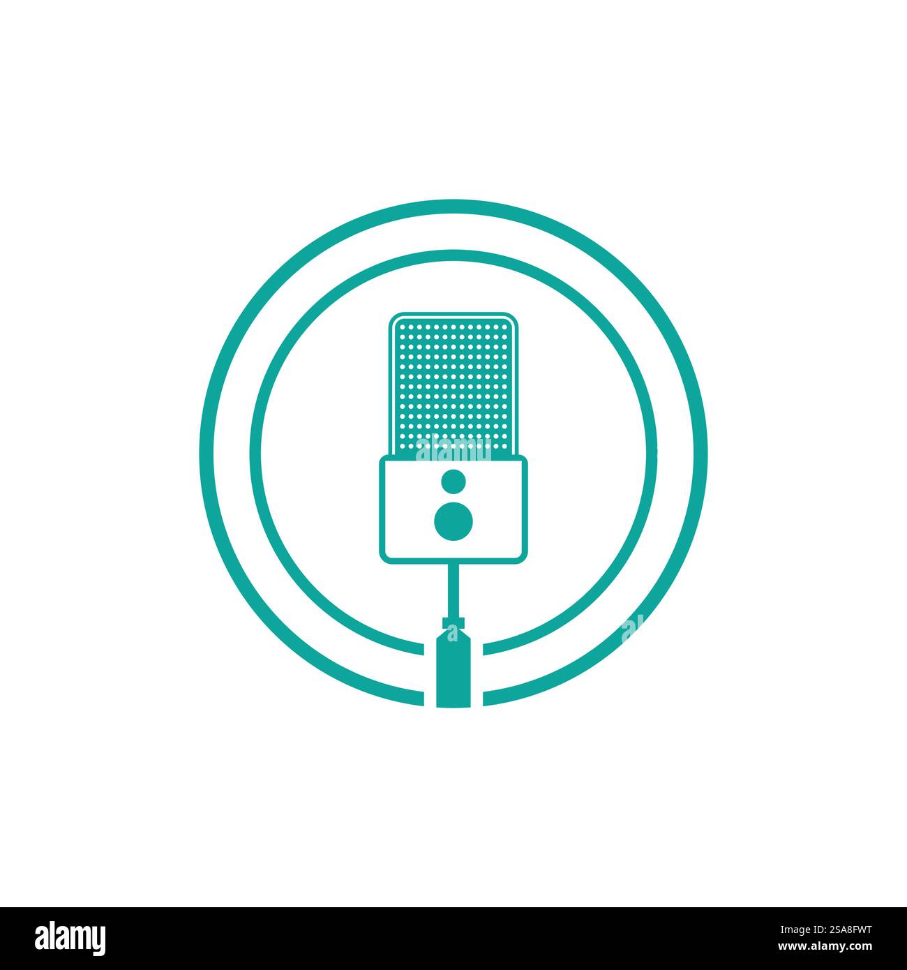 podcast logo vector symbol Stock Vector Image & Art - Alamy