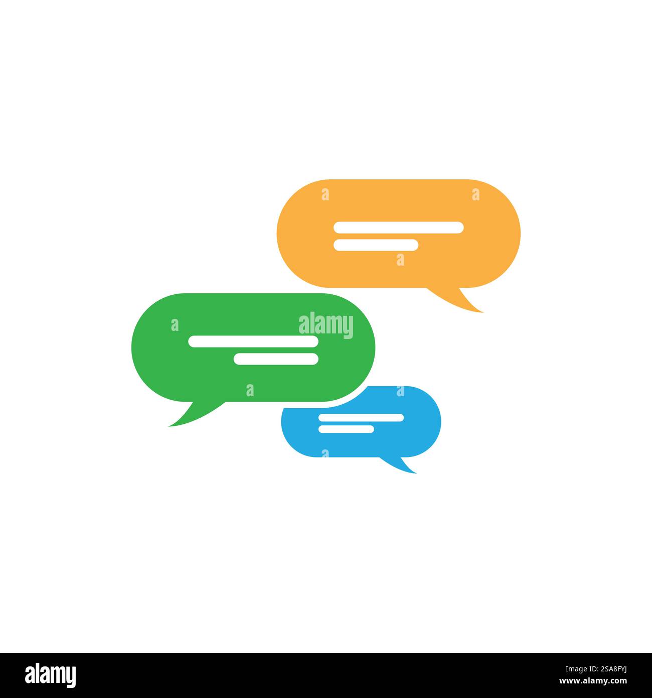 Chat talk pixel perfect logo vector symbol Stock Vector Image & Art - Alamy