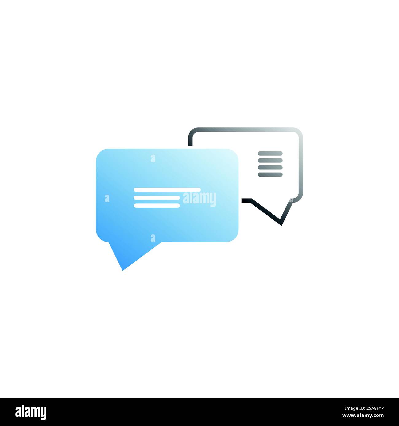 Chat talk pixel perfect logo vector symbol Stock Vector Image & Art - Alamy