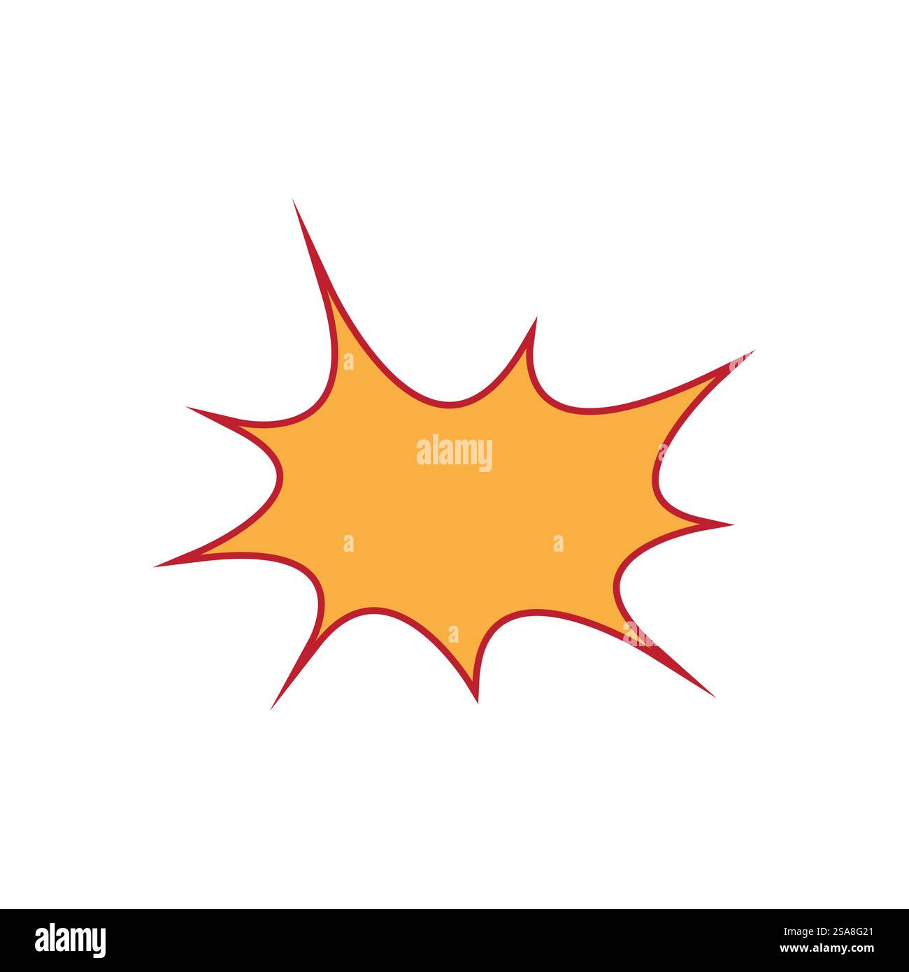 Comic explosion speech bubble vector shapes Stock Vector Image & Art - Alamy