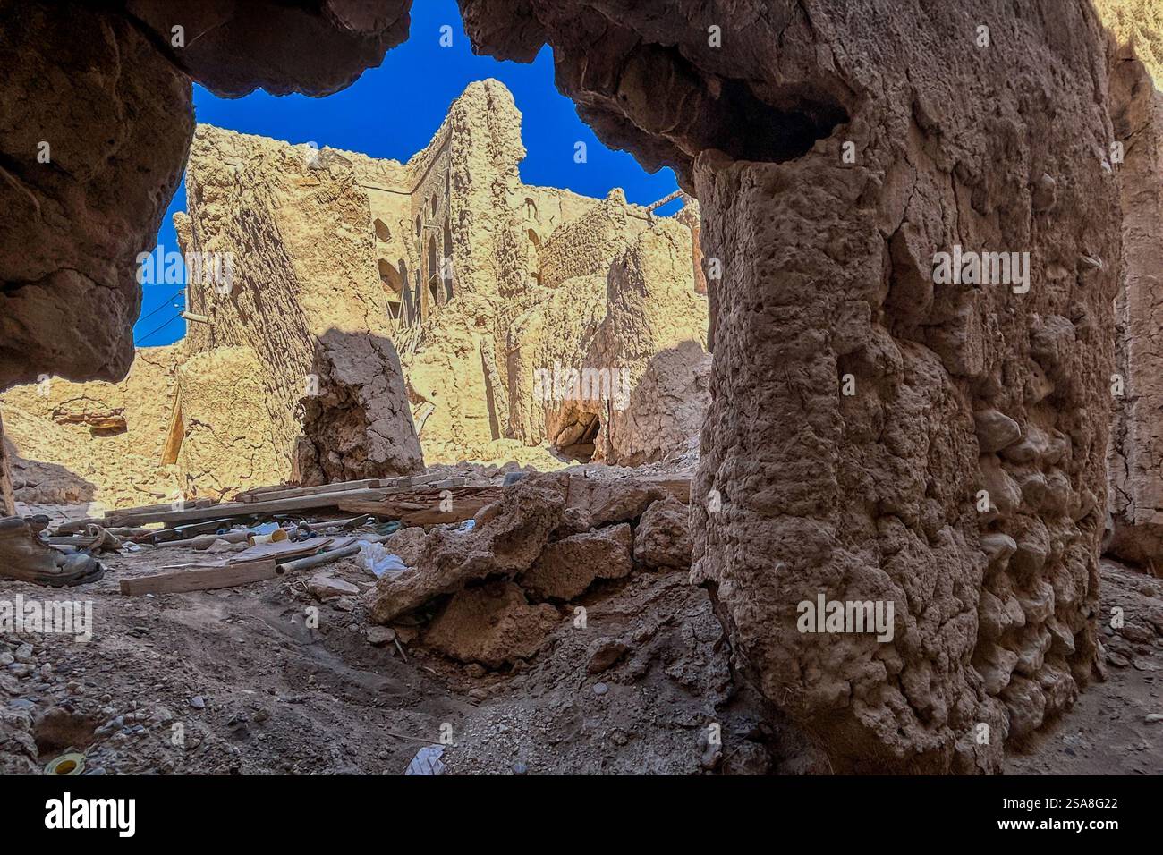 Adam, Oman - January 28 2025: Ancient ruins of Adam Fort in Oman ...