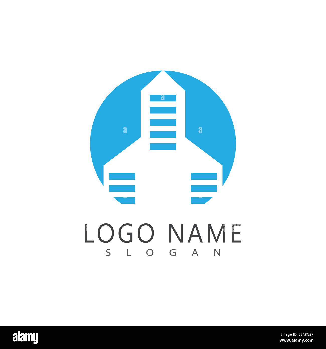 Modern residential design Stock Vector Images - Alamy