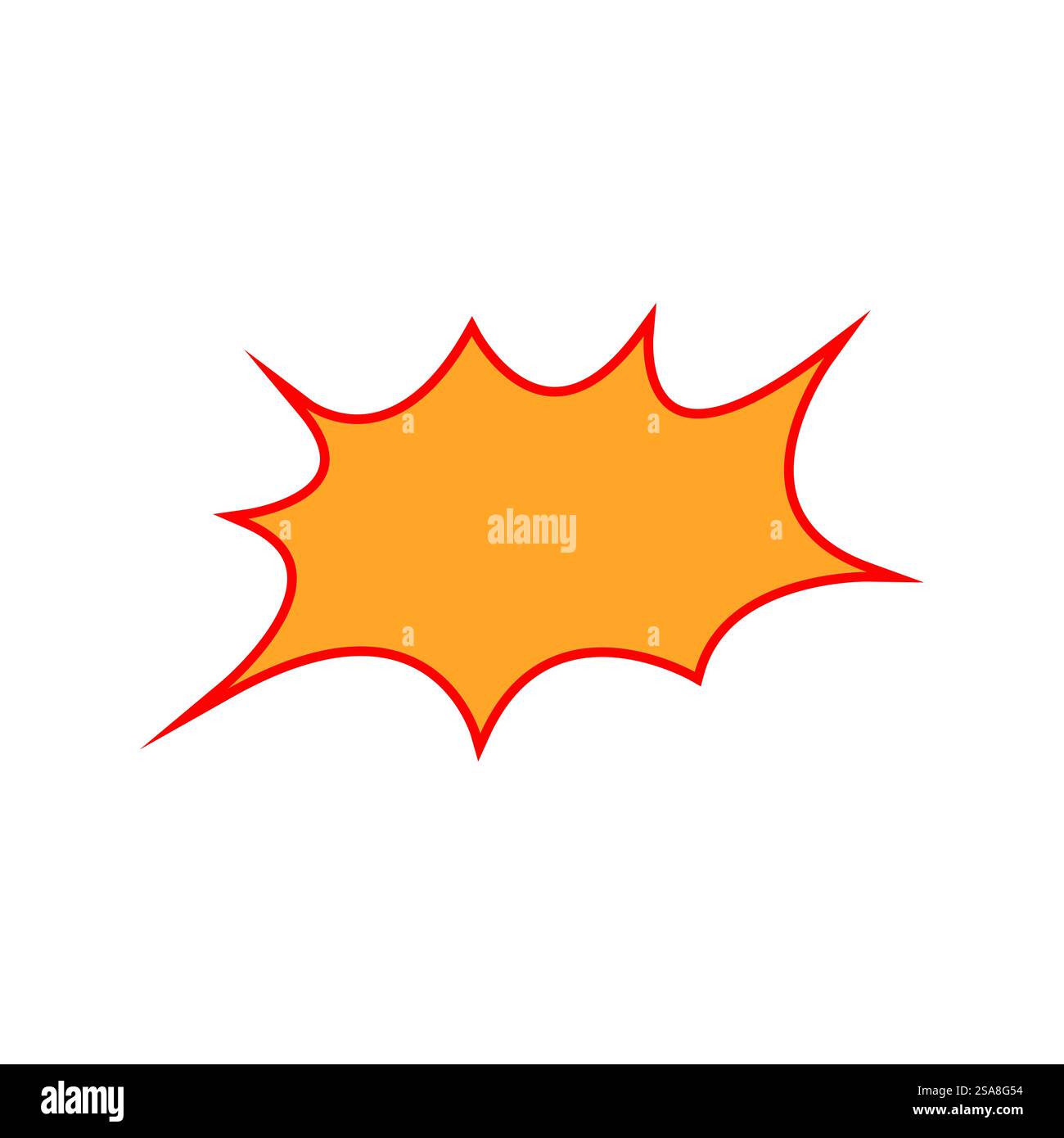 Comic explosion speech bubble vector shapes Stock Vector Image & Art - Alamy