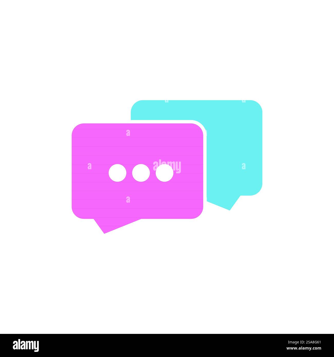 Chat talk pixel perfect logo vector symbol Stock Vector Image & Art - Alamy