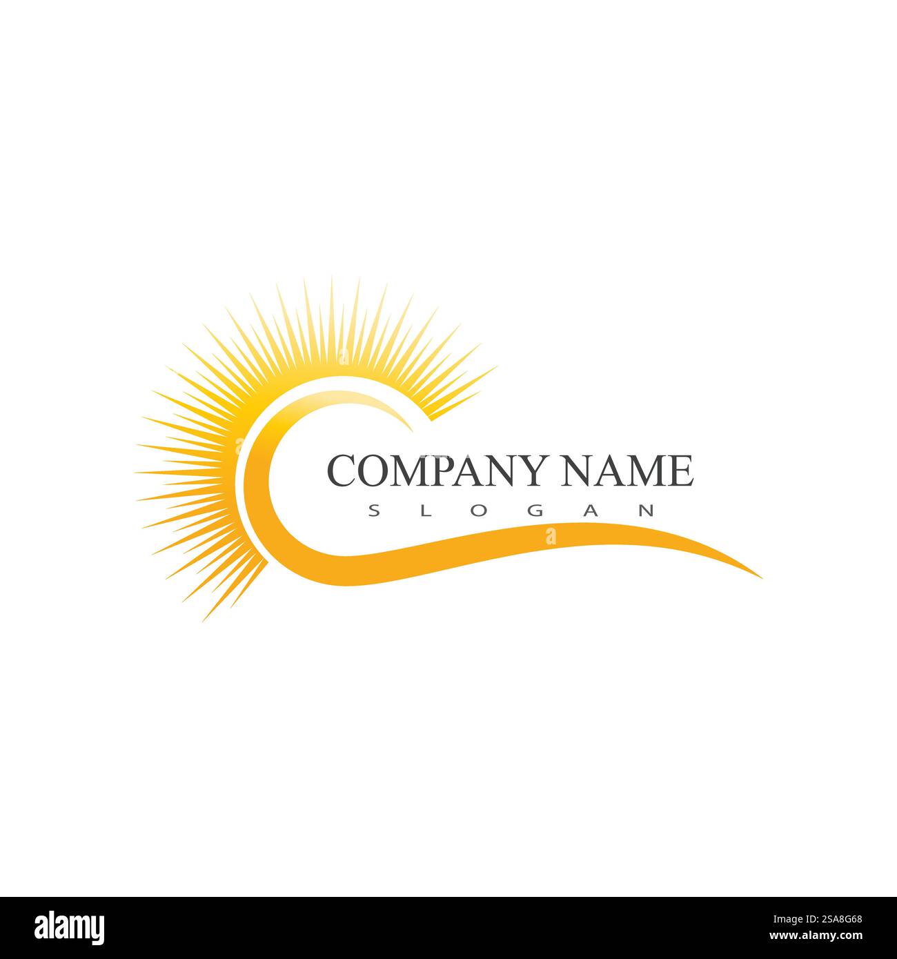 Sun logo vector template symbol design Stock Vector Image & Art - Alamy