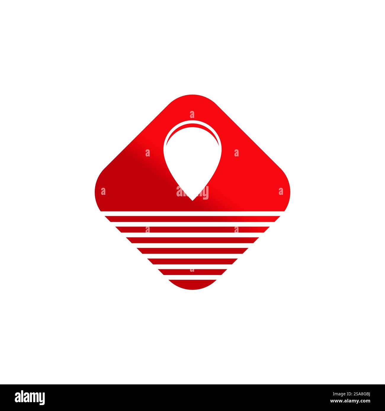 Location point Logo vector template Stock Vector Image & Art - Alamy