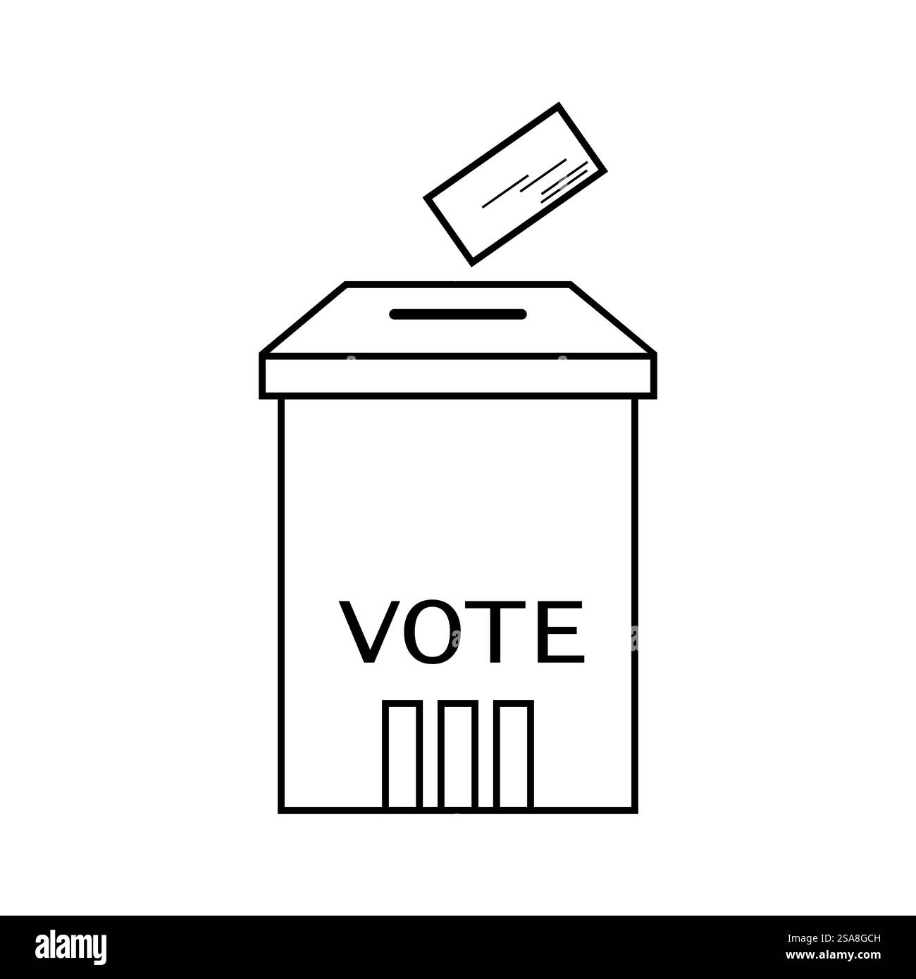 Election day illustration Stock Vector Images - Alamy