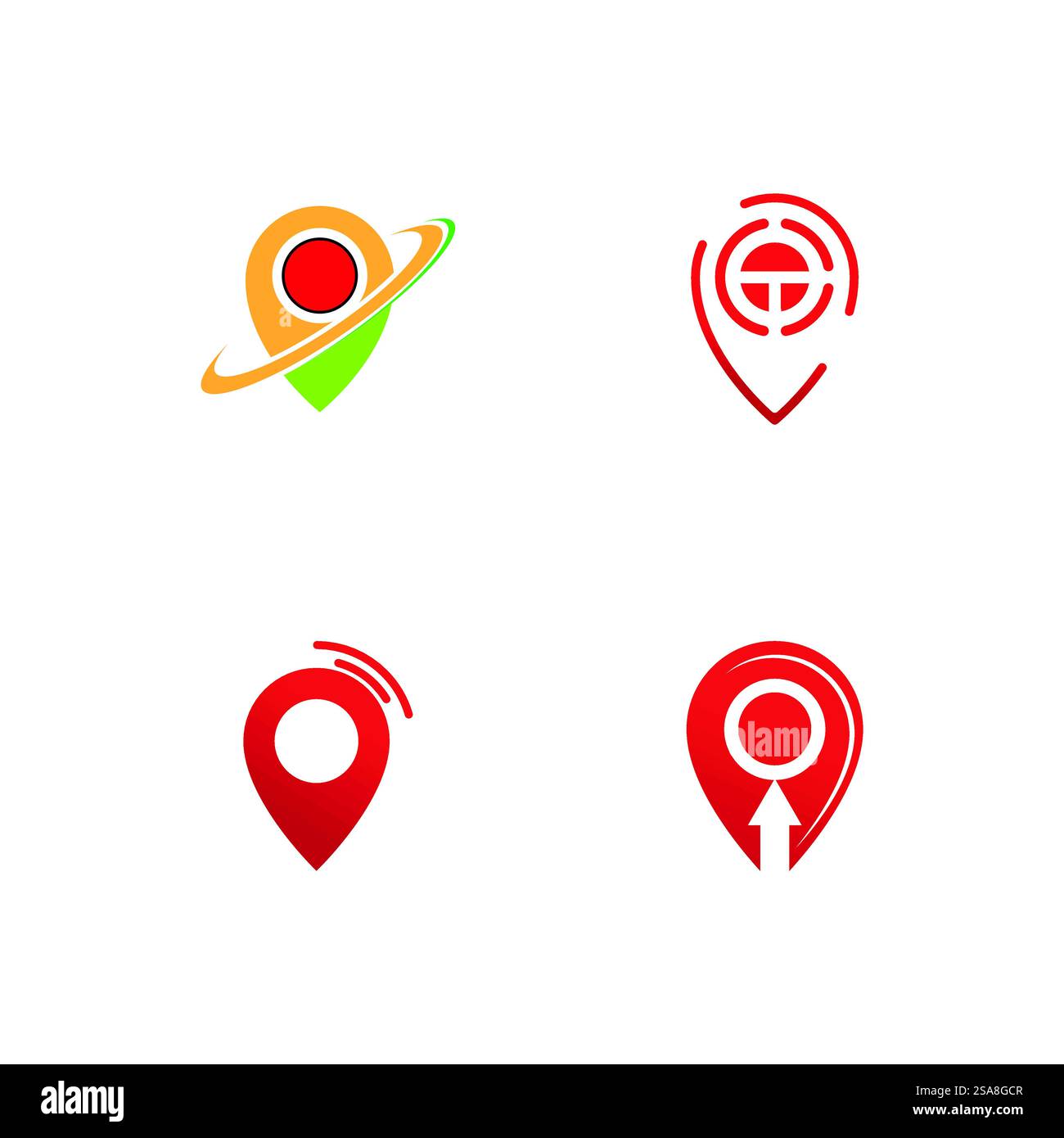 Location point Logo vector template Stock Vector Image & Art - Alamy