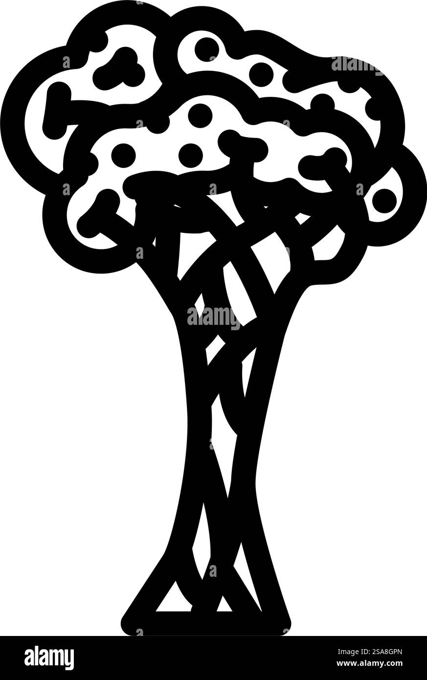 strangler fig jungle amazon line icon vector. strangler fig jungle ...