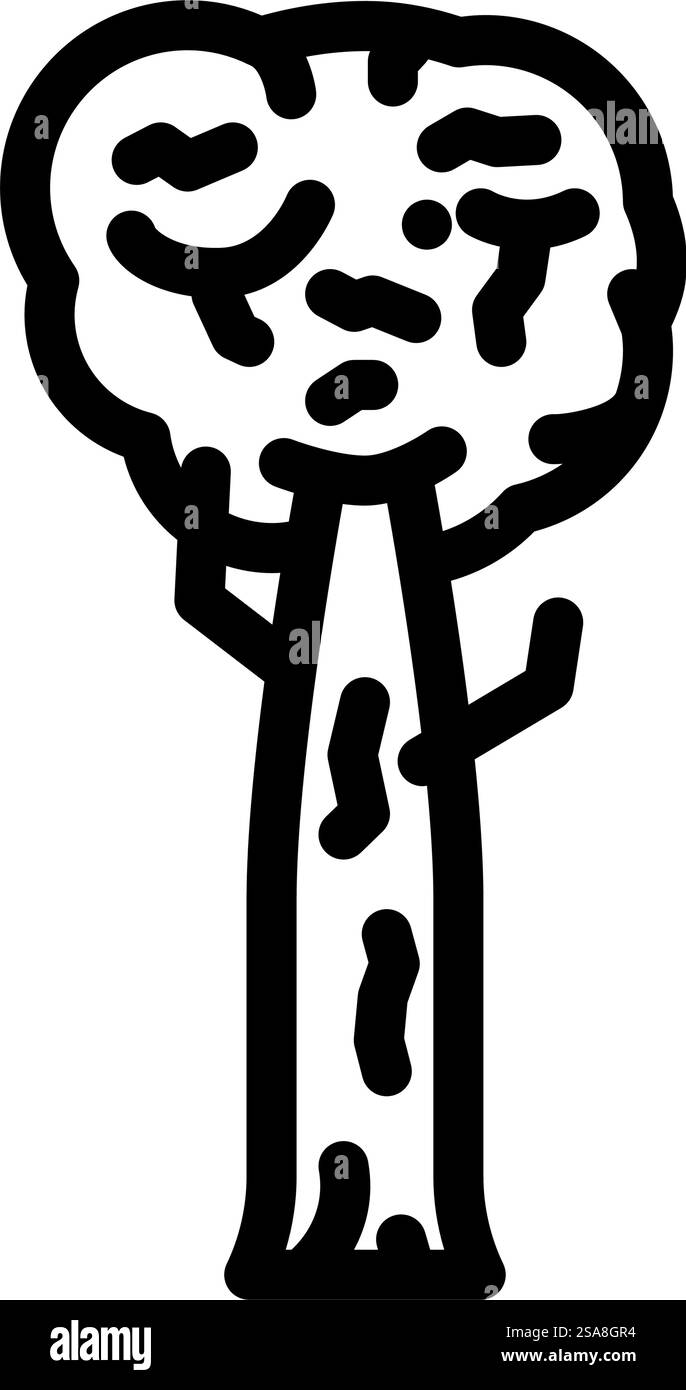 kauri jungle amazon line icon vector. kauri jungle amazon sign ...