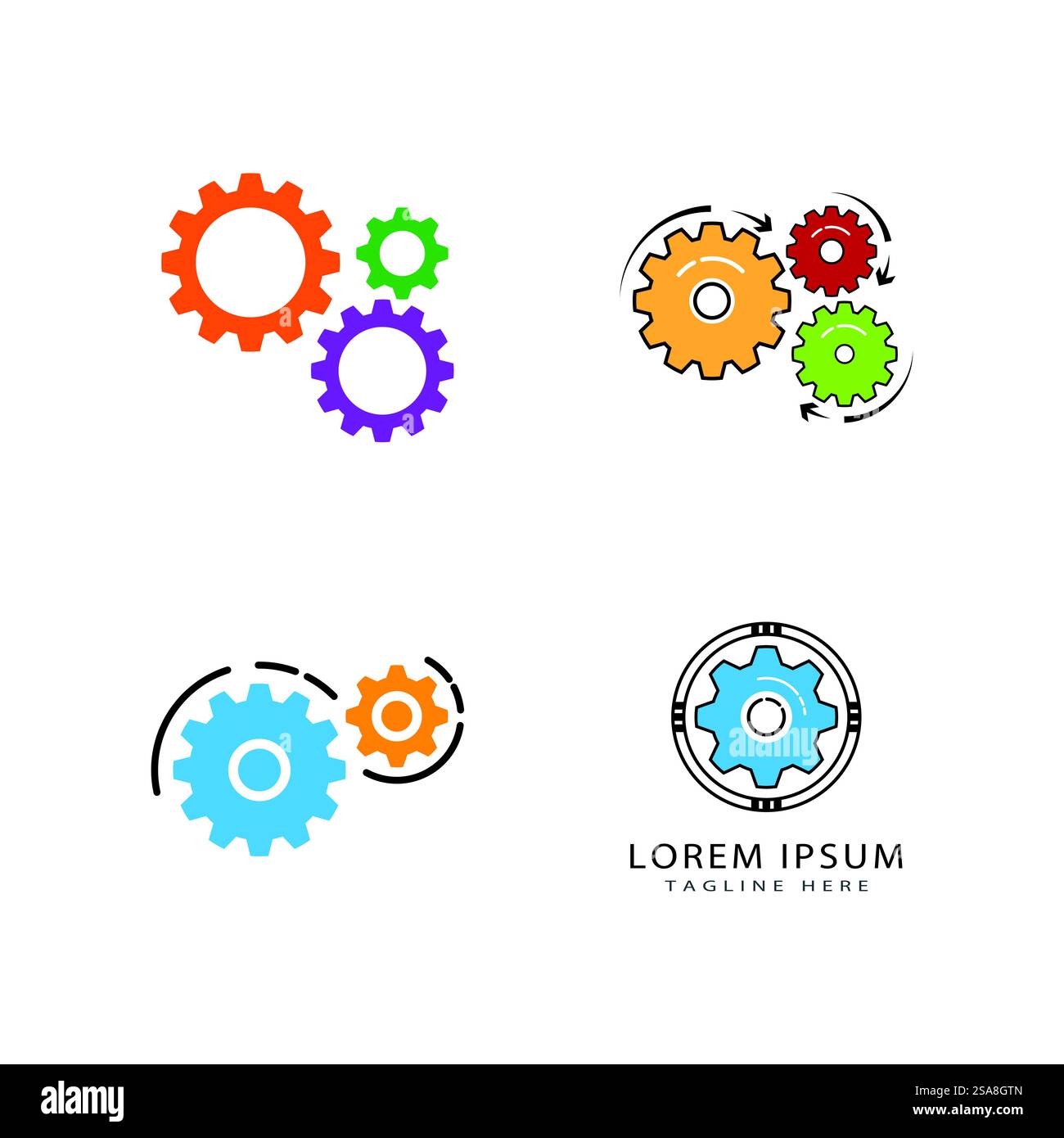 Gear logo vector template symbol design Stock Vector Image & Art - Alamy