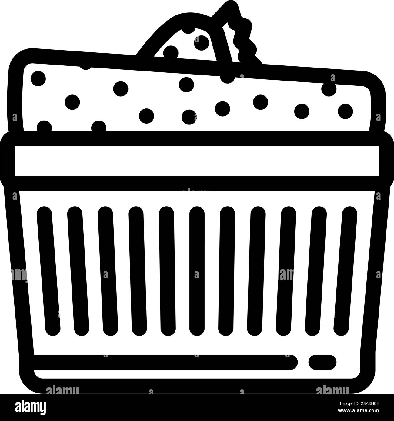 french cuisine souffle line icon vector. french cuisine souffle sign ...