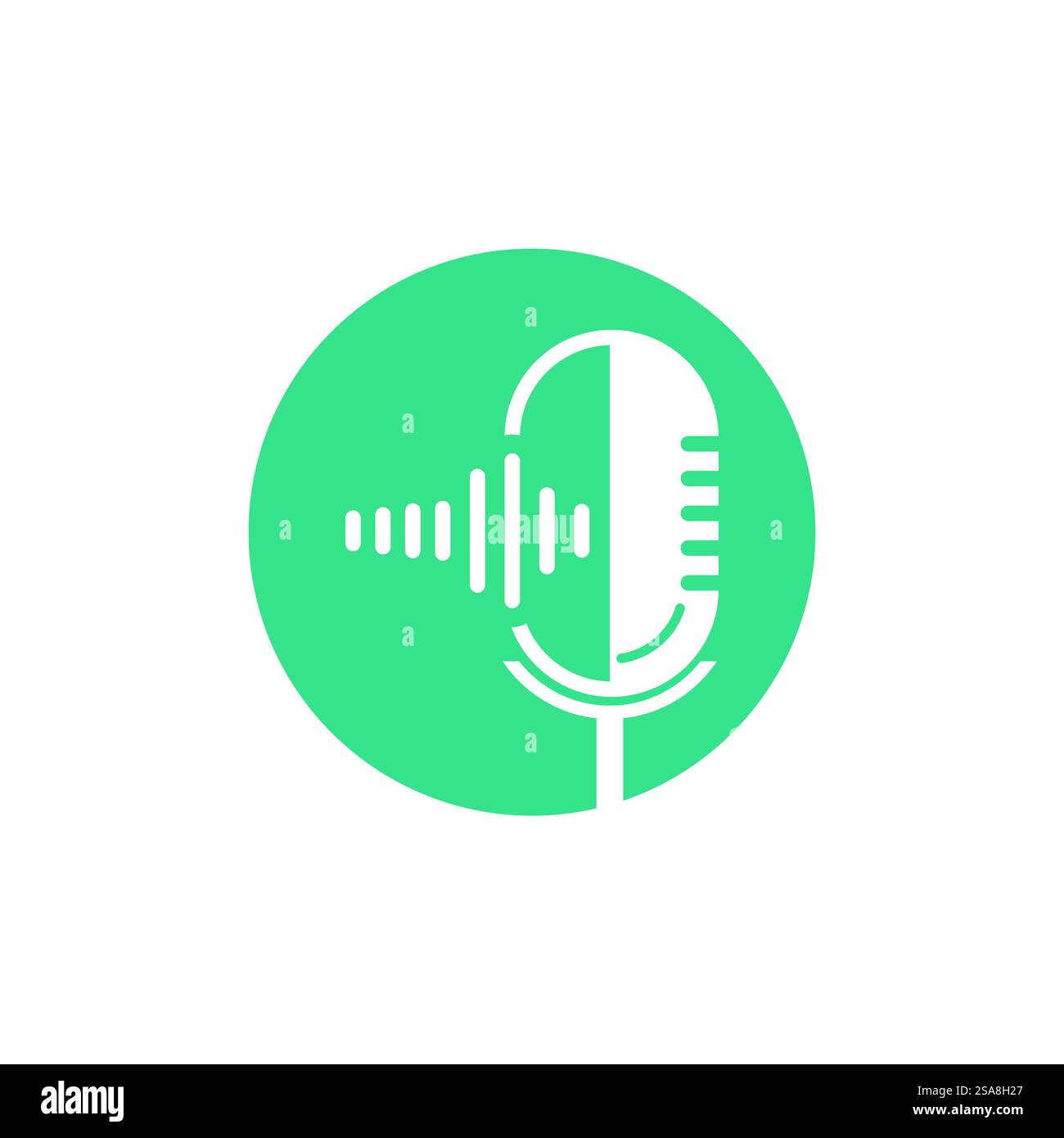 podcast logo vector symbol Stock Vector Image & Art - Alamy