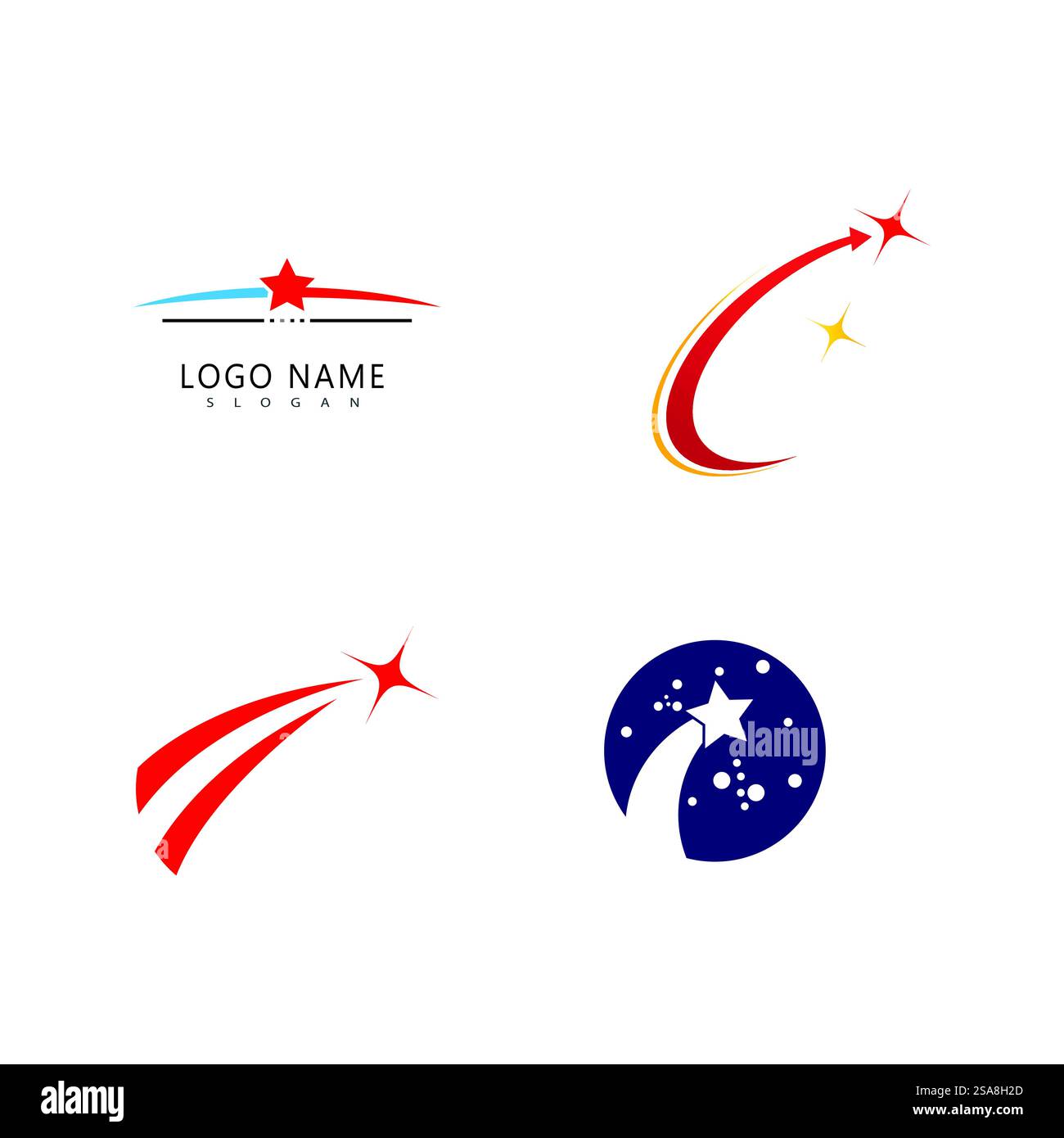 Letter logo template light Stock Vector Images - Alamy