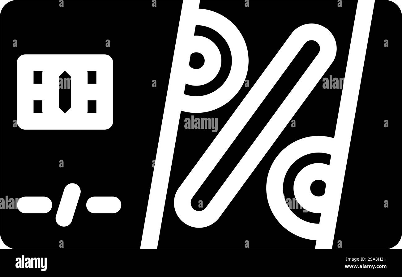 rewards card bank payment glyph icon vector. rewards card bank payment ...